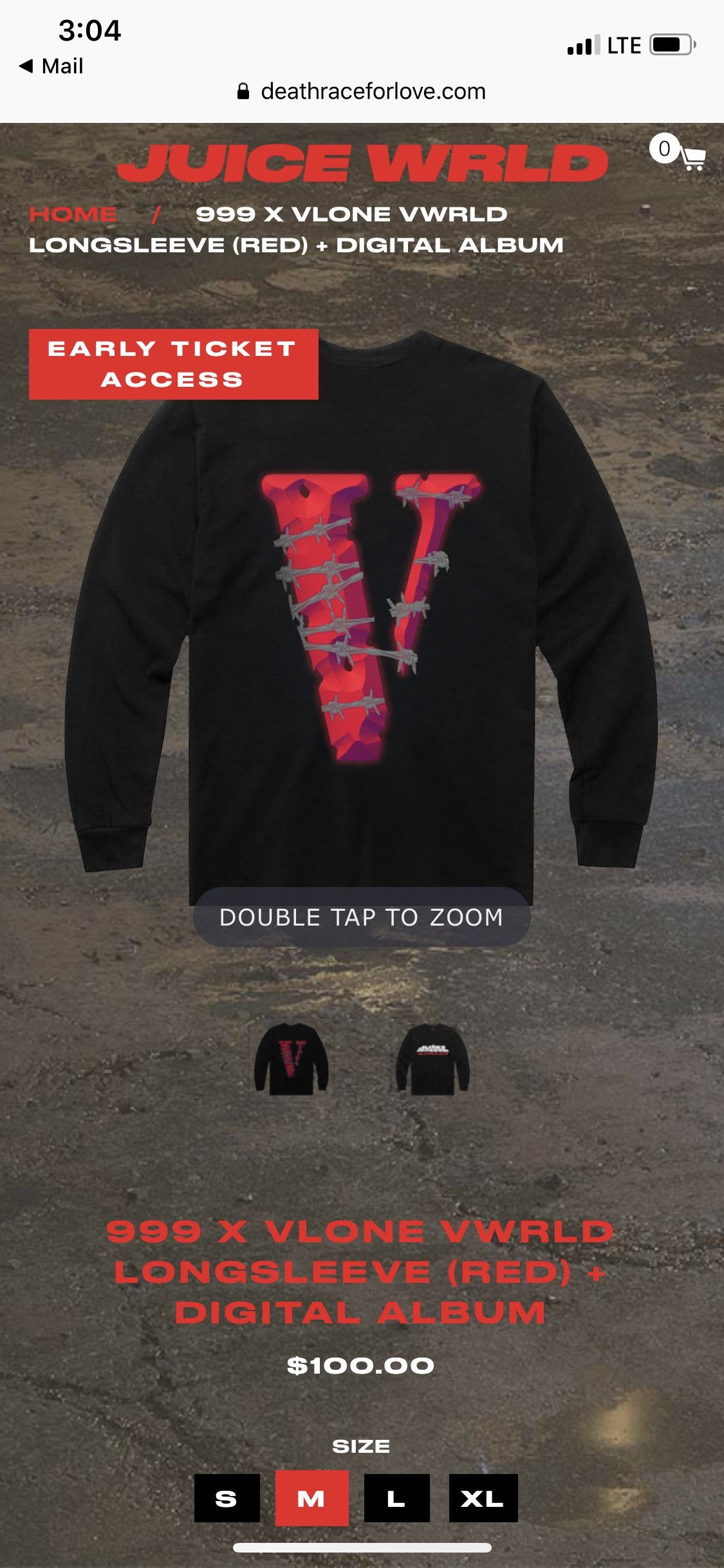 Vlone 999 x VLONE VWRLD Longsleeve | Grailed