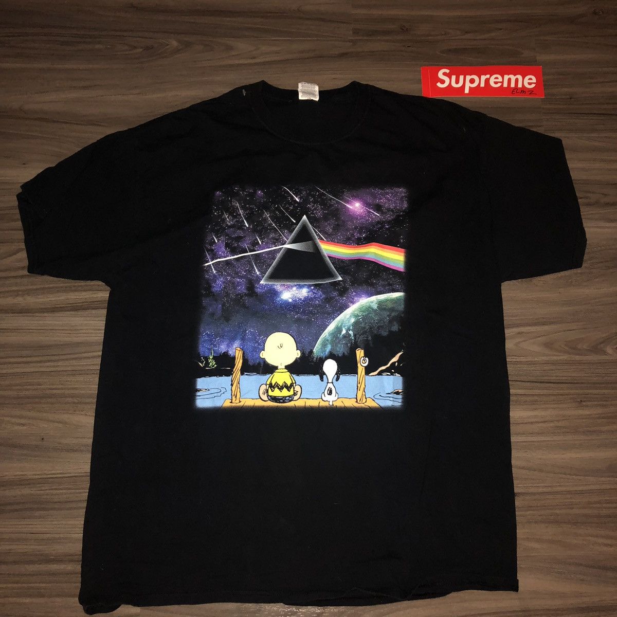Vintage Vintage Pink Floyd x Charlie Brown Tee | Grailed