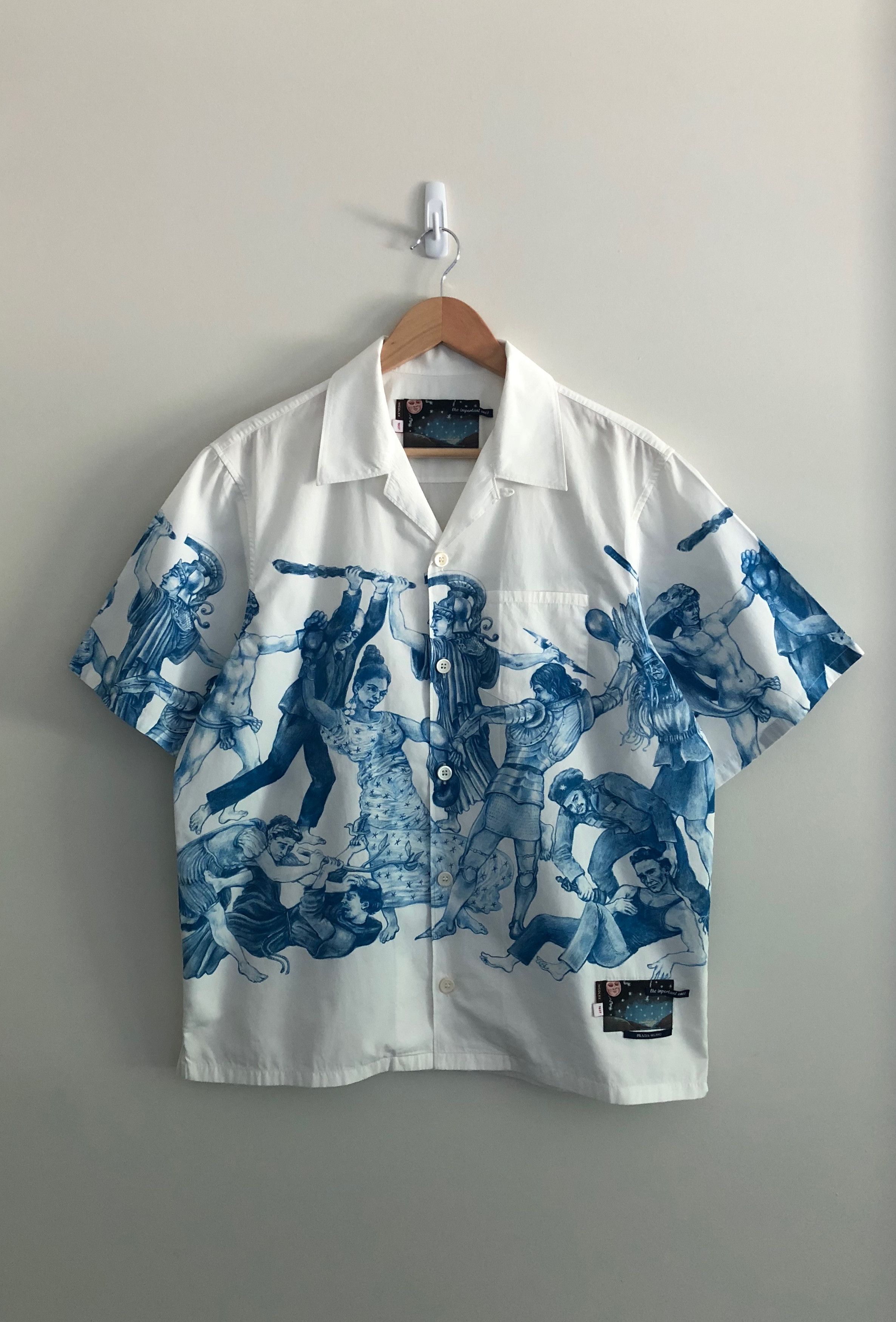 Prada FW16 Christophe Chemin “The Important Ones” Short Sleeve Camp ...