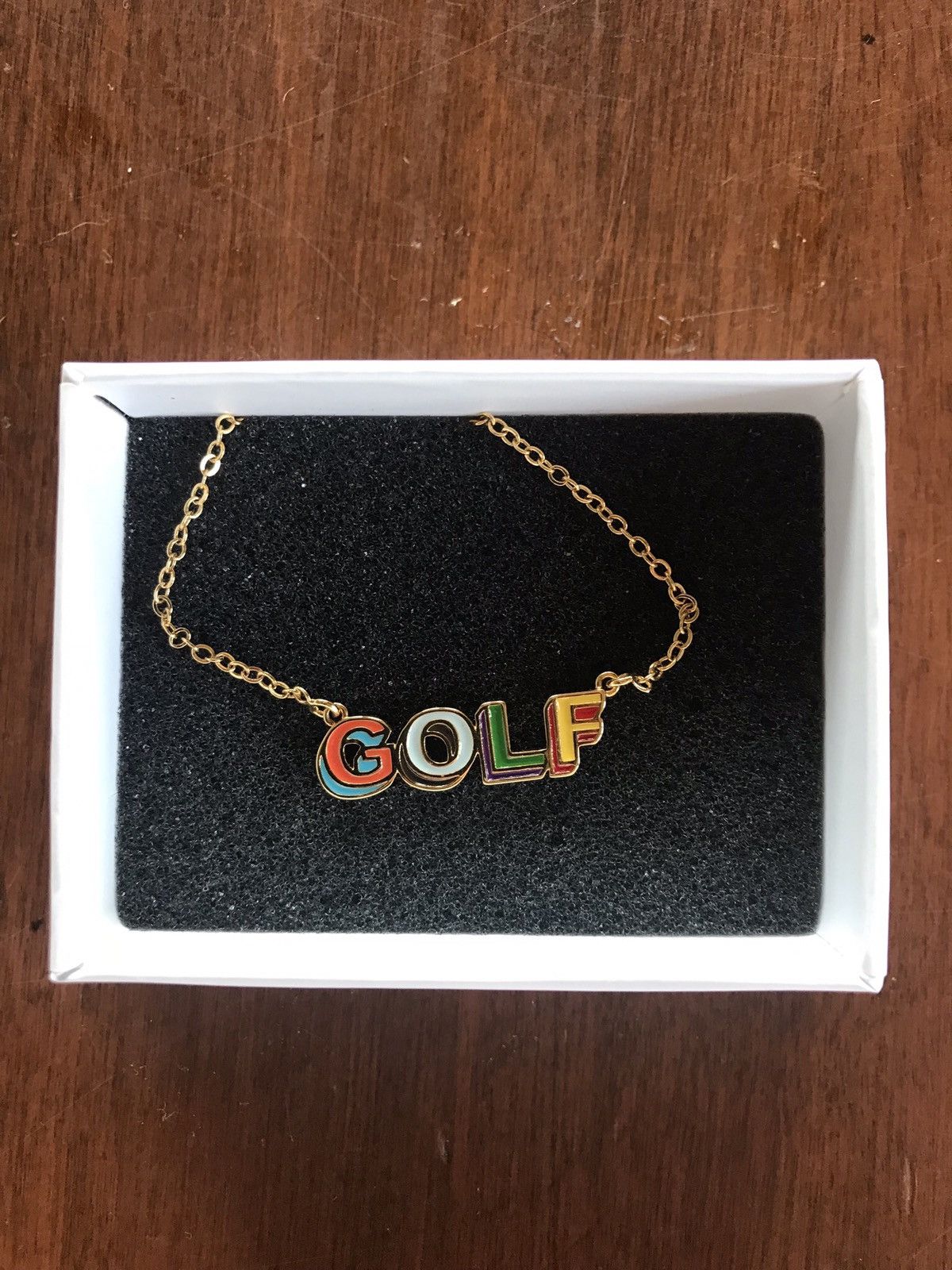 Golf Wang (FREE SHIPPING) 3D logo Golf Necklace Muicolored | Grailed