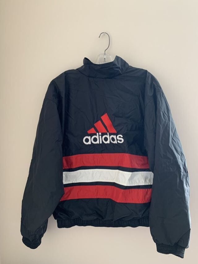 Adidas Fire VTG Adidas Windbreaker 🔥 | Grailed