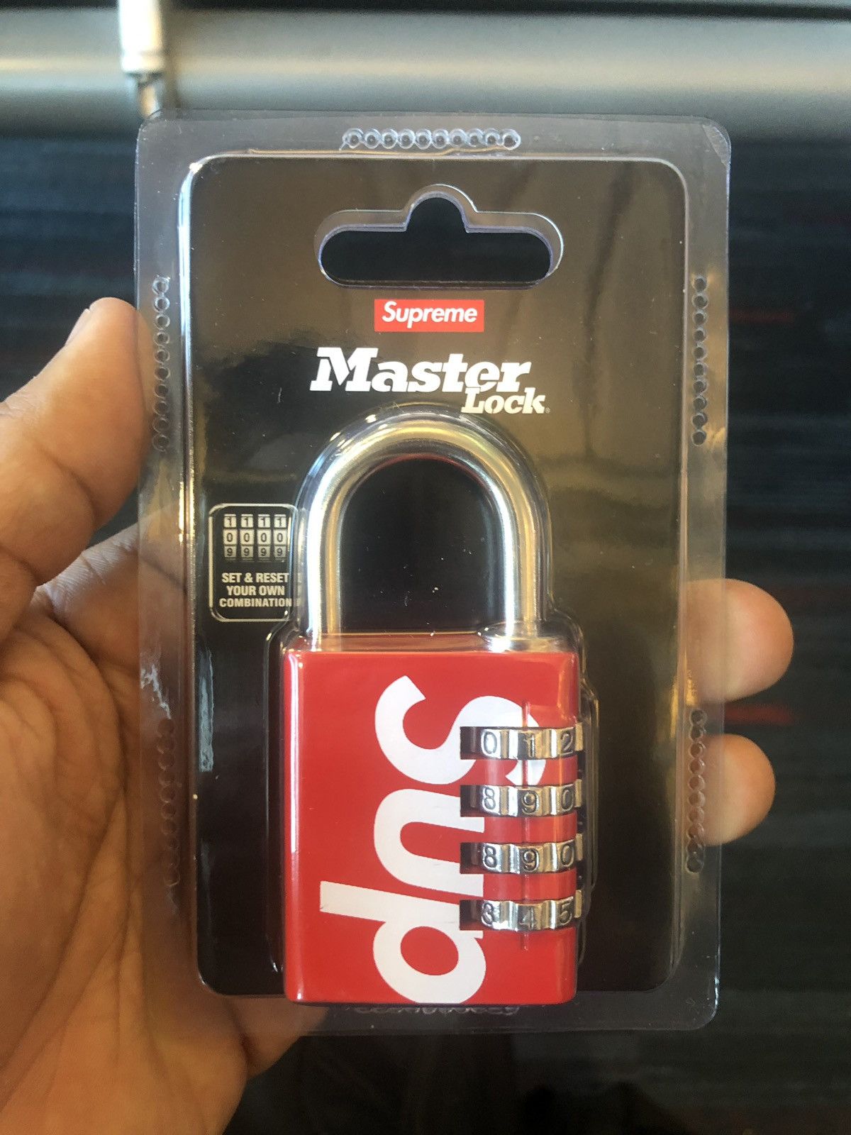 Supreme Supreme Red MasterLock Pad Lock | Grailed