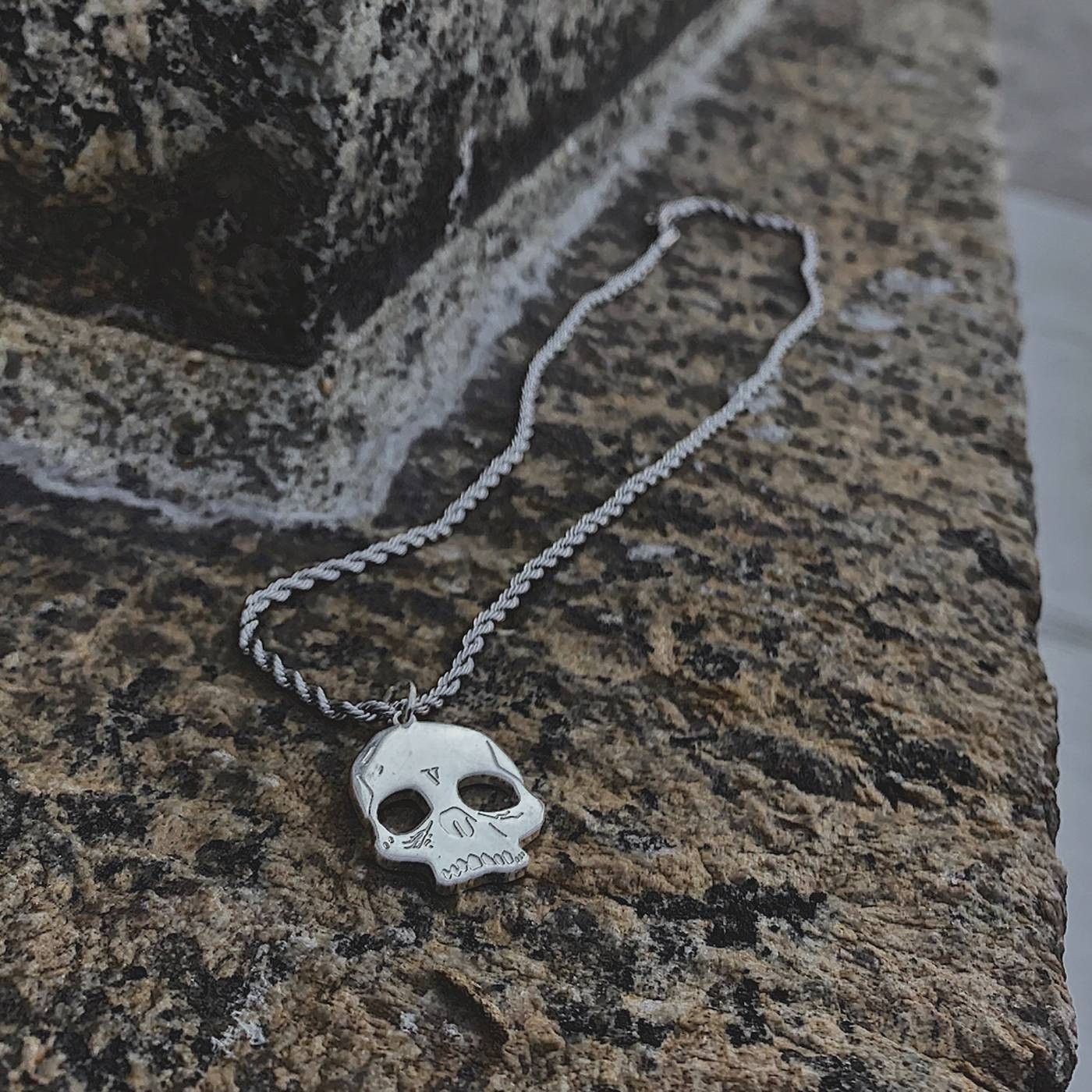 Vintage Silver Skull Lil Uzi Vert ASAP Rocky Playboi Carti V Pendant ...