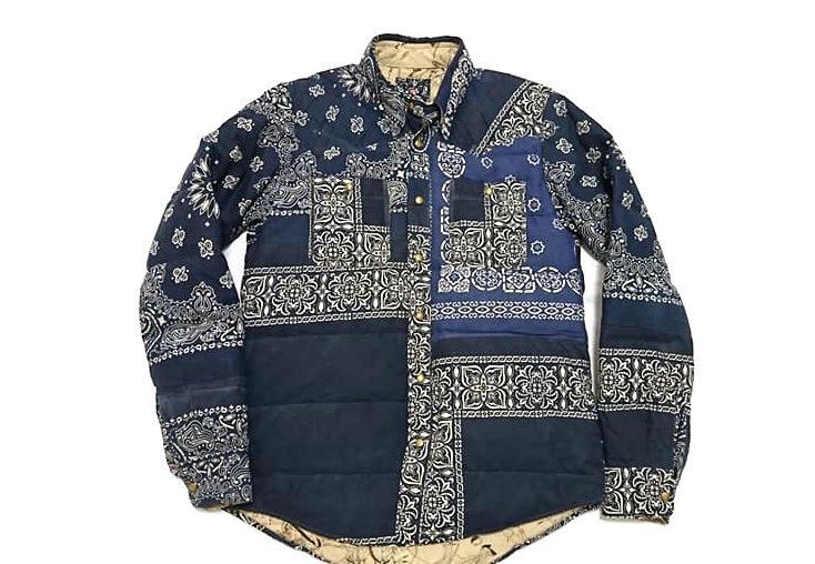 Visvim Visvim Paisley Kerchief Down Jacket | Grailed