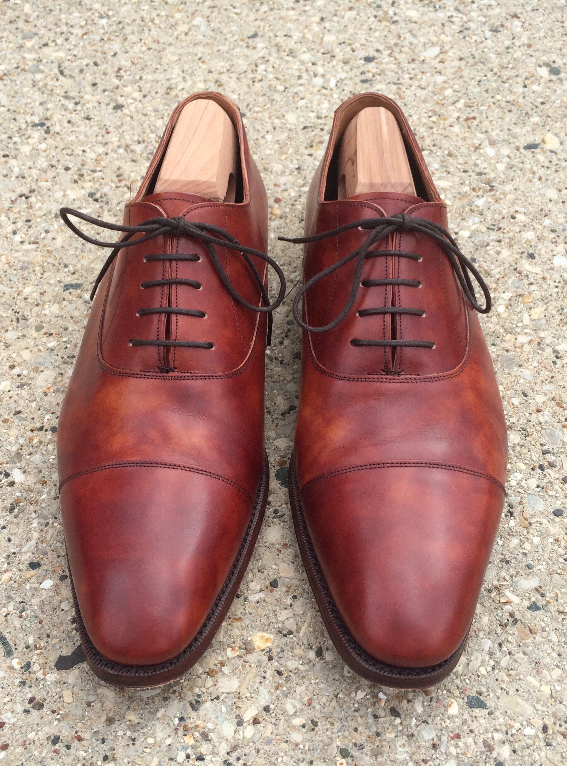 Meermin Gold Museum Calf Cap Toe Oxfords | Grailed