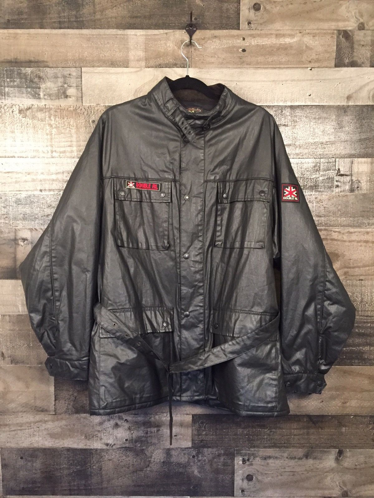 RRL Ralph Lauren RRL Waxed Cotton Moto Utility Jacket | Grailed