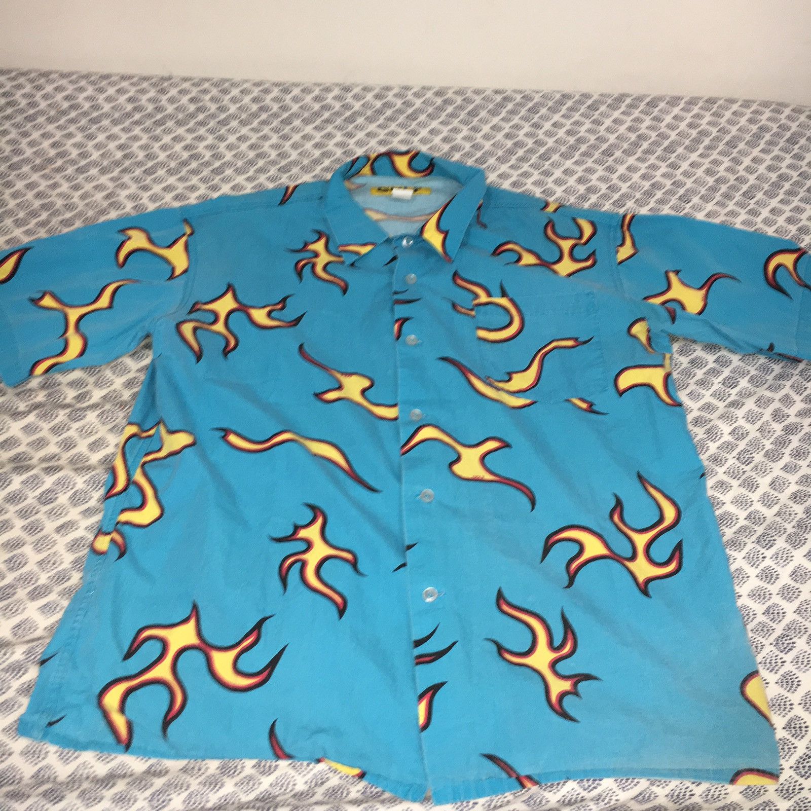 Golf Wang Golf Wang flame button up | Grailed