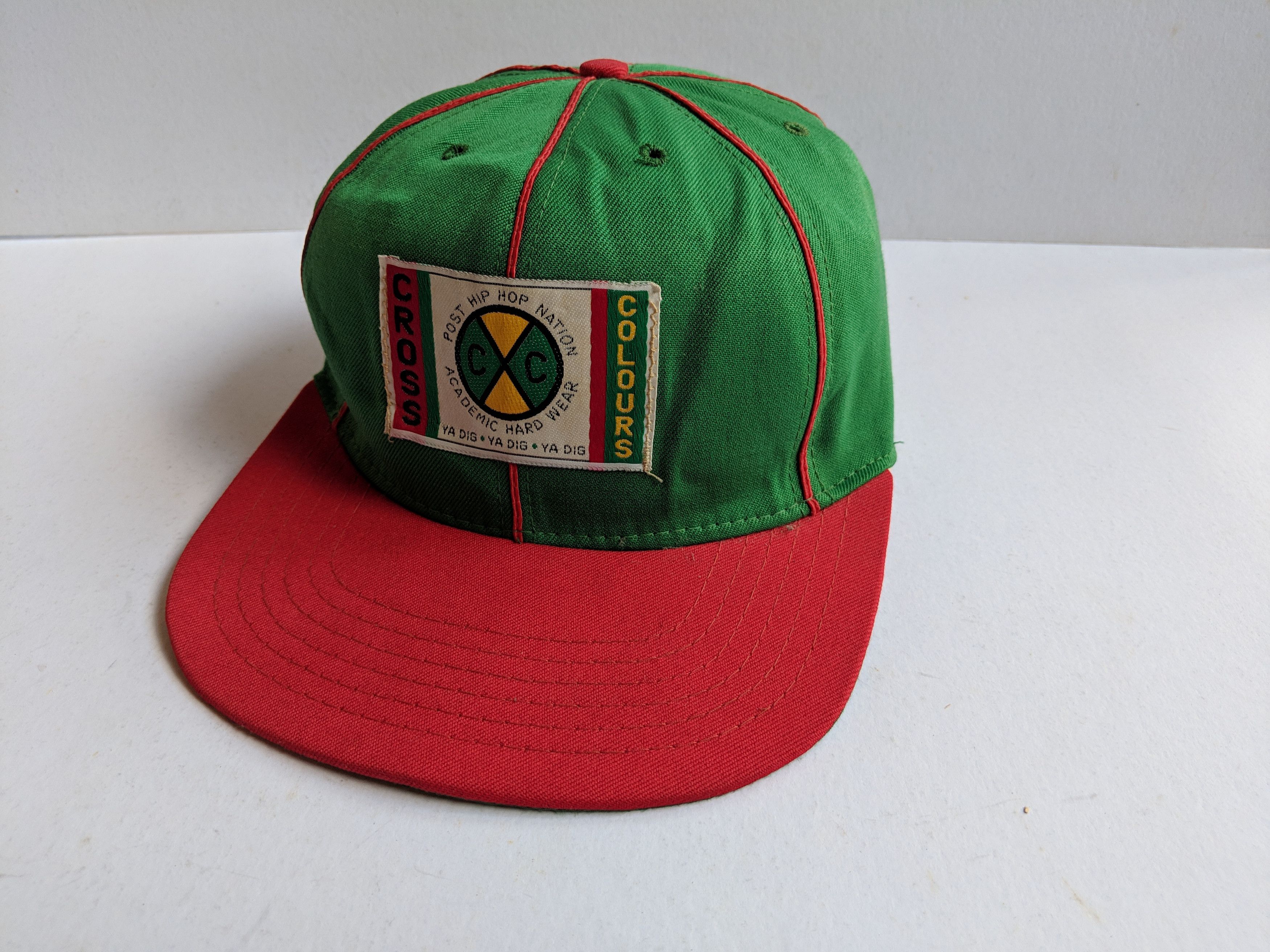Cross Colours × Vintage vintage 90s CROSS COLOURS snapback multicolor ...