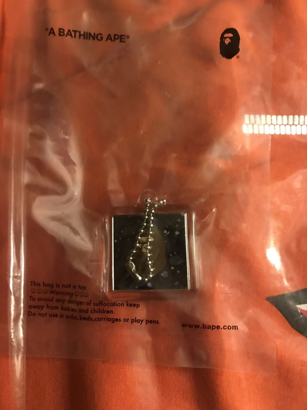 Bape 2019 Bape Space Camp Hang Tag Keychain | Grailed