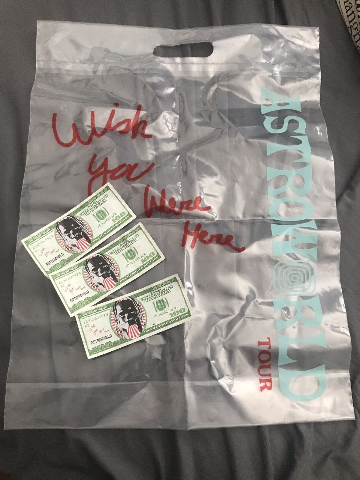 Travis Scott Travis Scott Astroworld Money + Merch Bag | Grailed