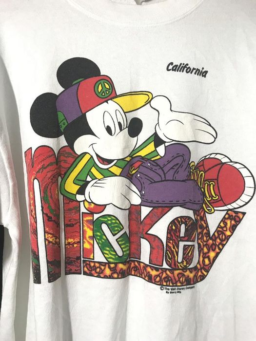 Vintage Vintage Mickey Mouse Rapper California | Grailed