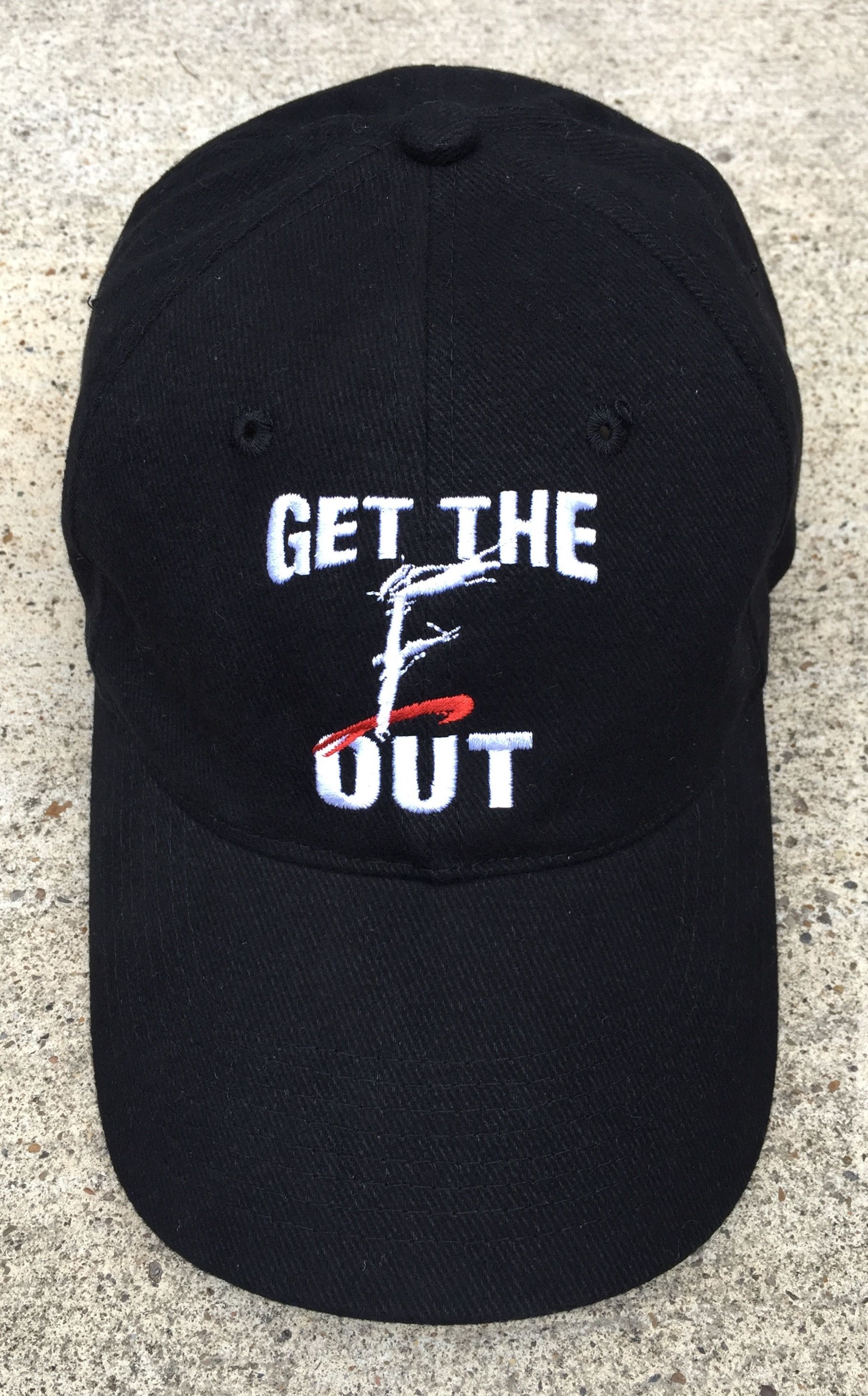 Vintage WWE "Get The F Out" 6-Panel Strapback Hat | Grailed