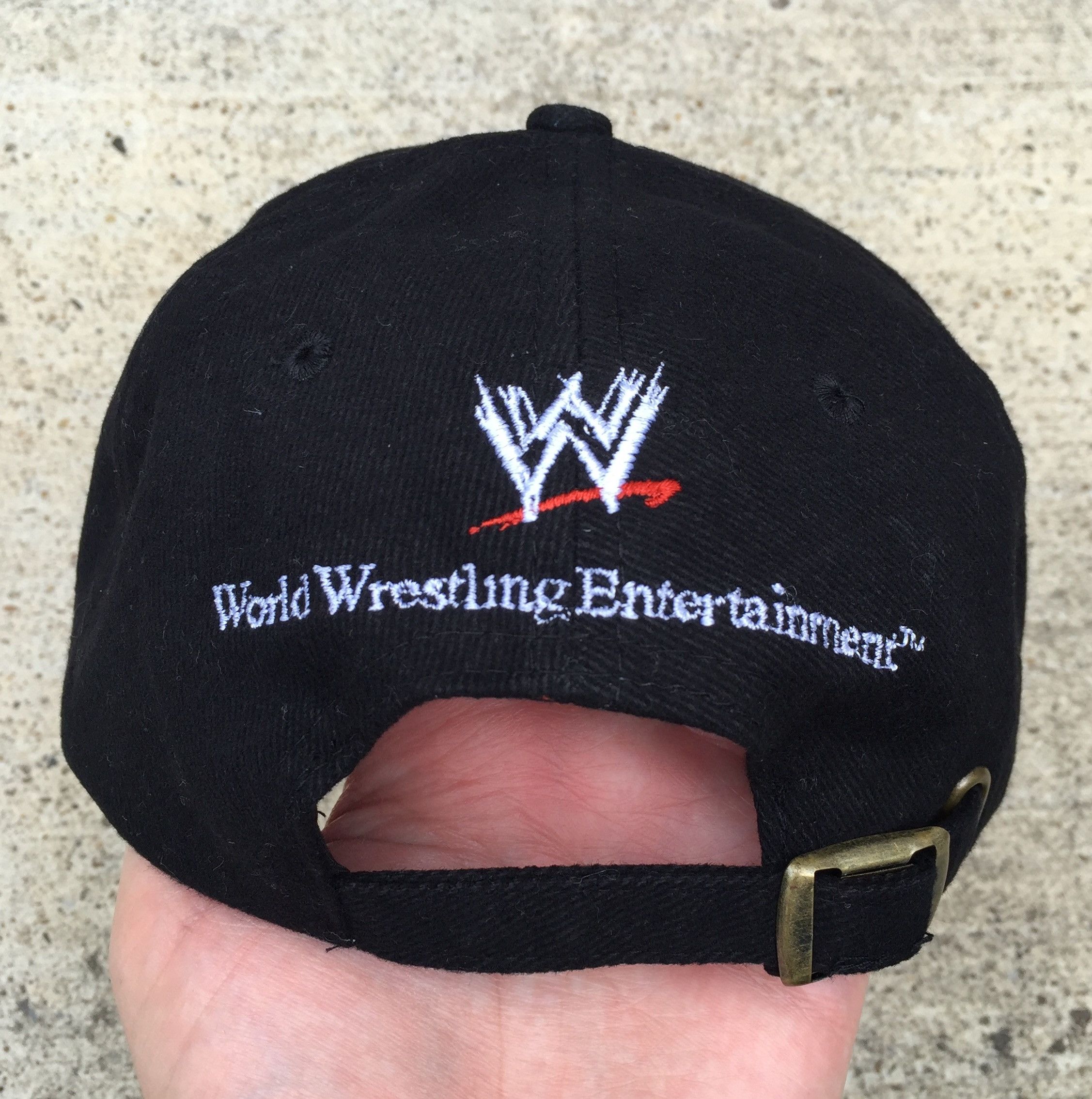 Vintage WWE "Get The F Out" 6-Panel Strapback Hat | Grailed