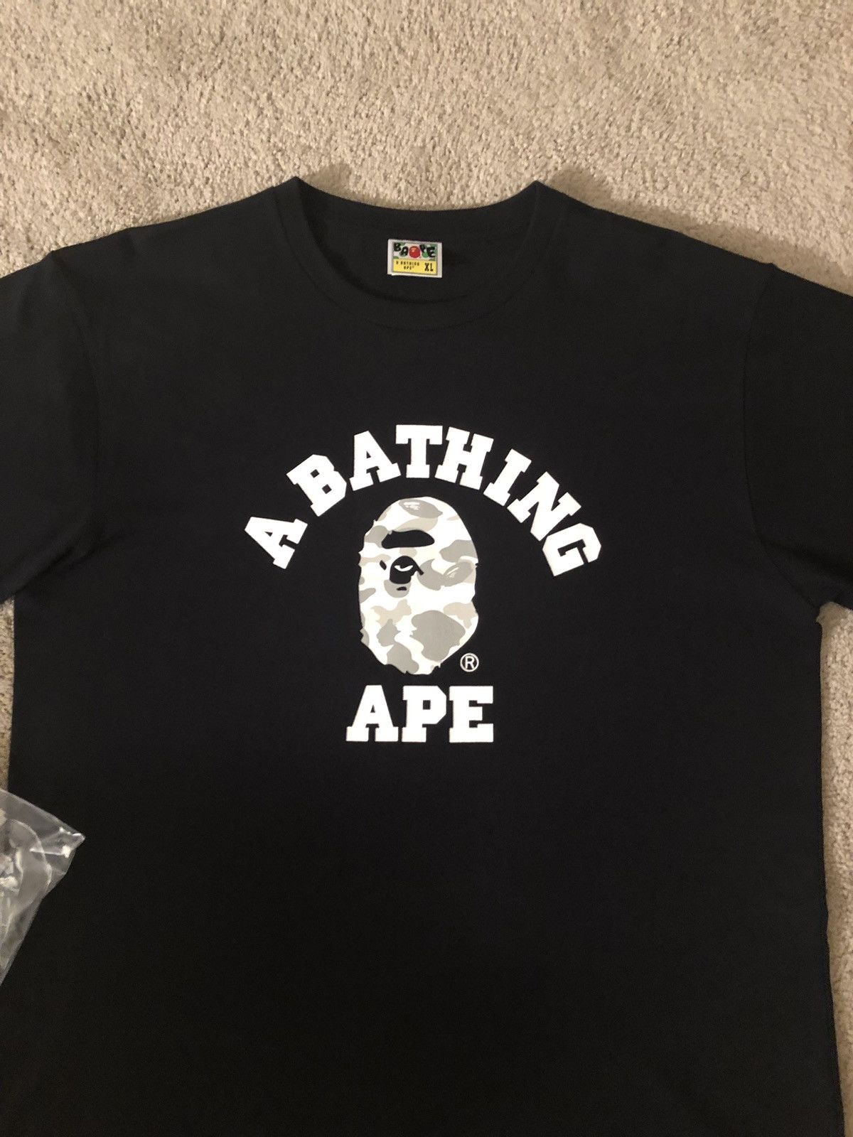 Bape Men’s Bape T Shirt XL 100% Authentic w/receipt tags and bag | Grailed
