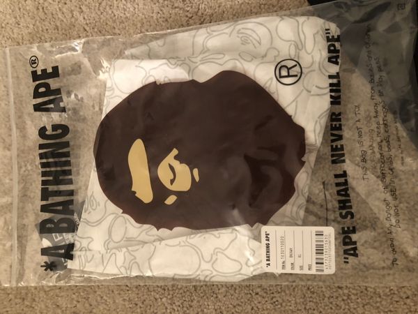 Bape Men’s Bape T Shirt XL 100% Authentic w/receipt tags and bag | Grailed