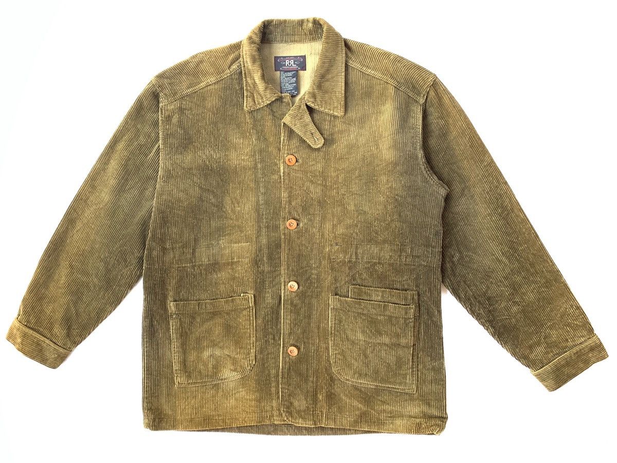 RRL Ralph Lauren 🔥 Vintage Double RL Corduroy Overdyed Multi Pocket ...