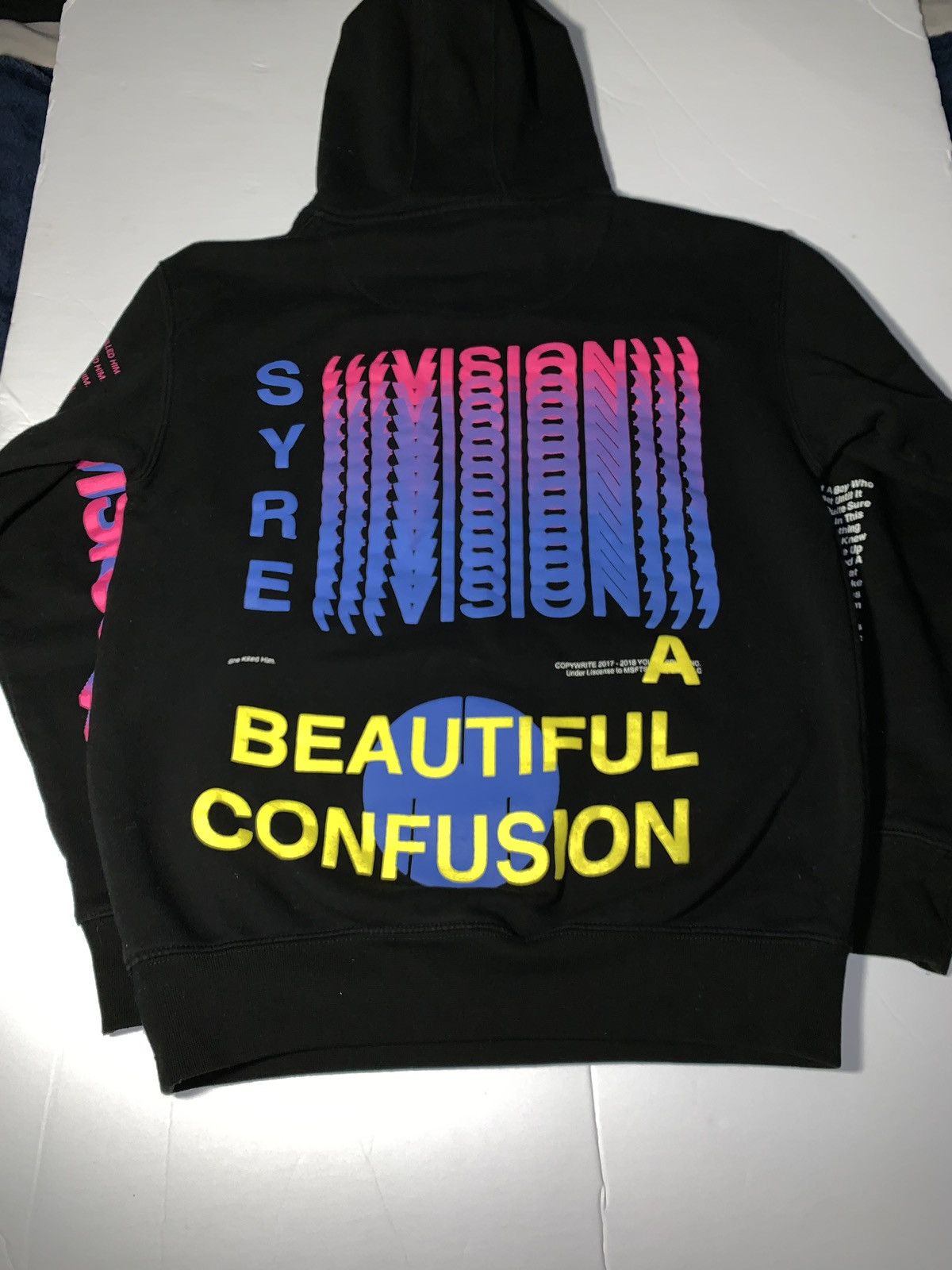 Msftsrep Jaden Smith SYRE Tour Merch Hoodie Black | Grailed