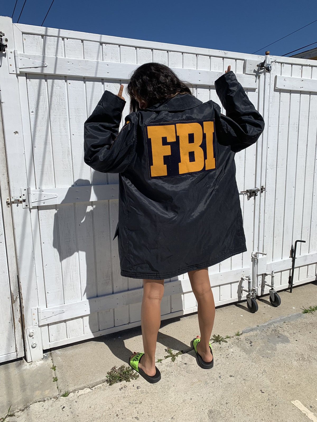 Vintage (BESTOFFER)VINTAGE 80s 90s REAL FBI PARKA COAT | Grailed