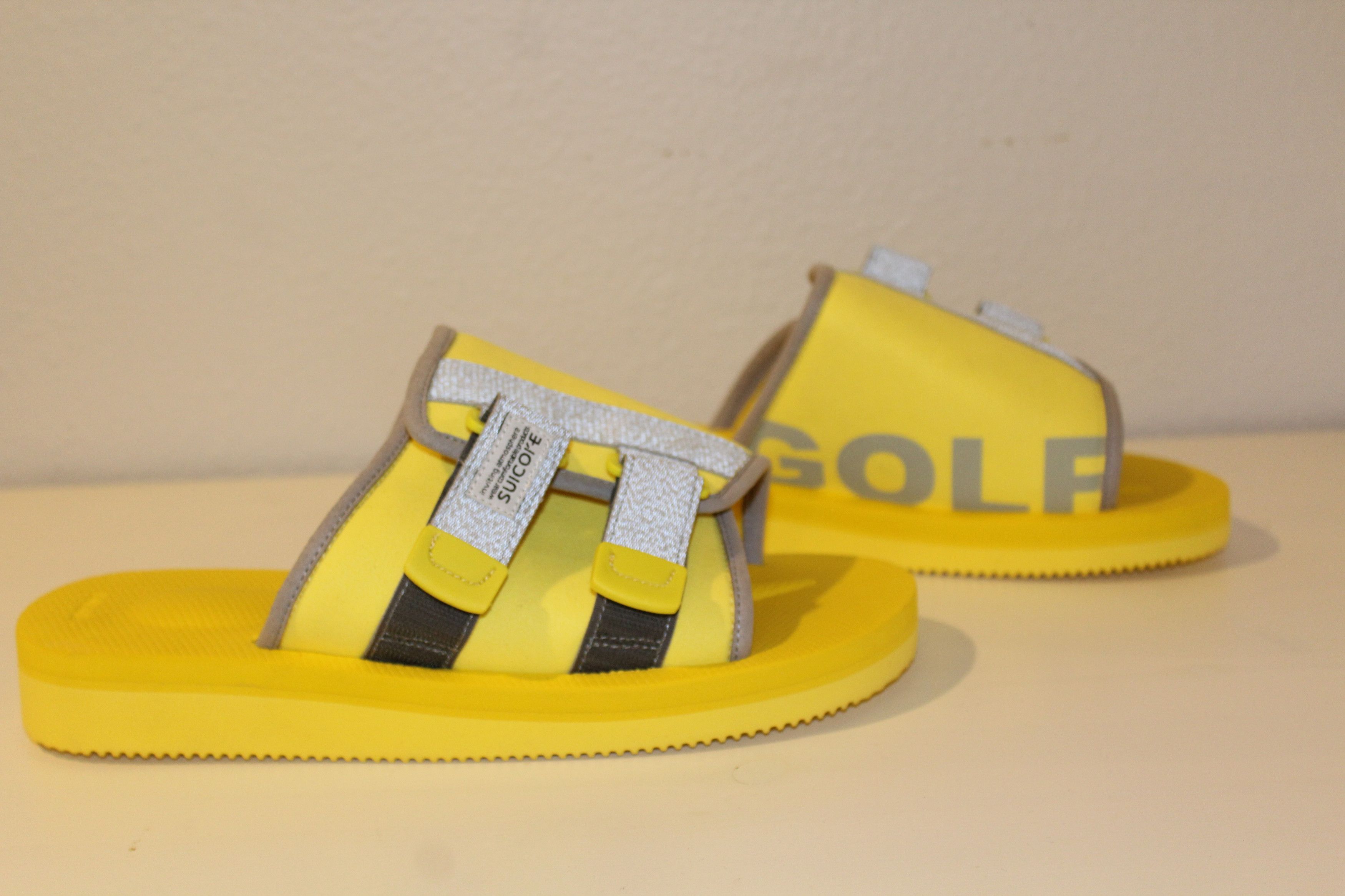 Golf Wang × Suicoke Golf Wang x Suicoke Slip On Sandal Yellow Grey ...