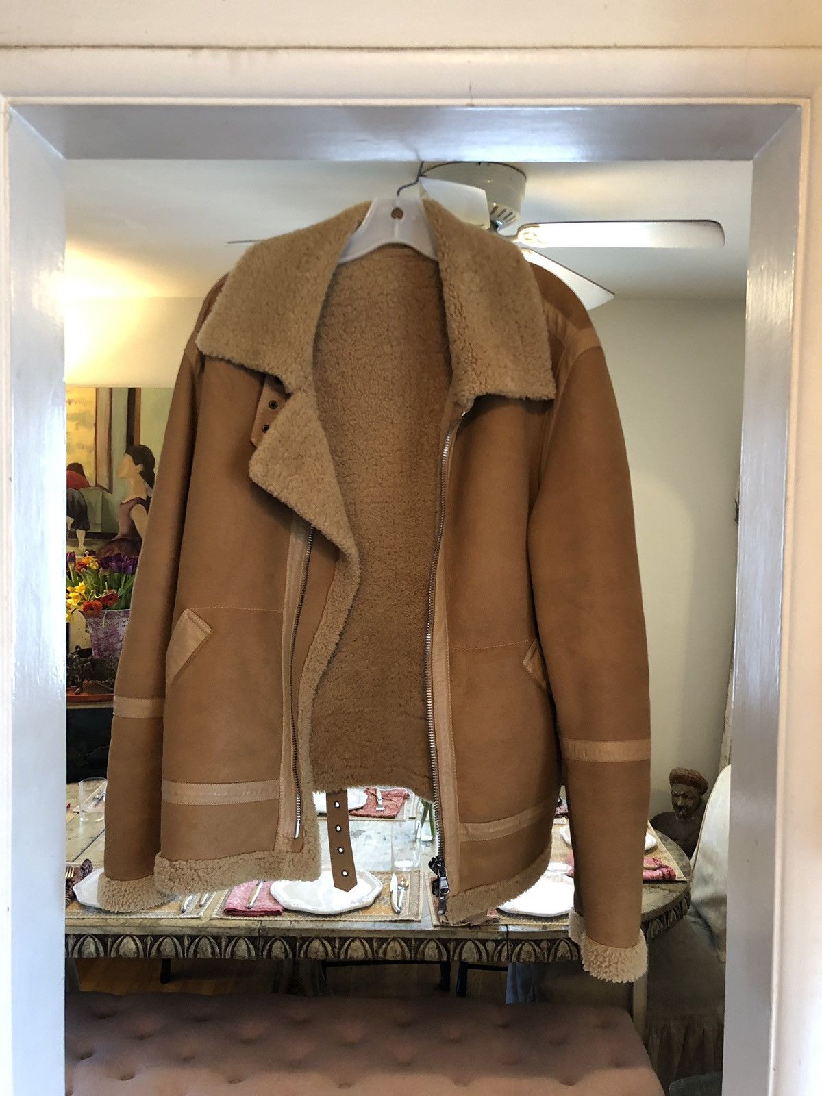 Kith Nahariya | Kith/Atrium shearling jacket | Grailed