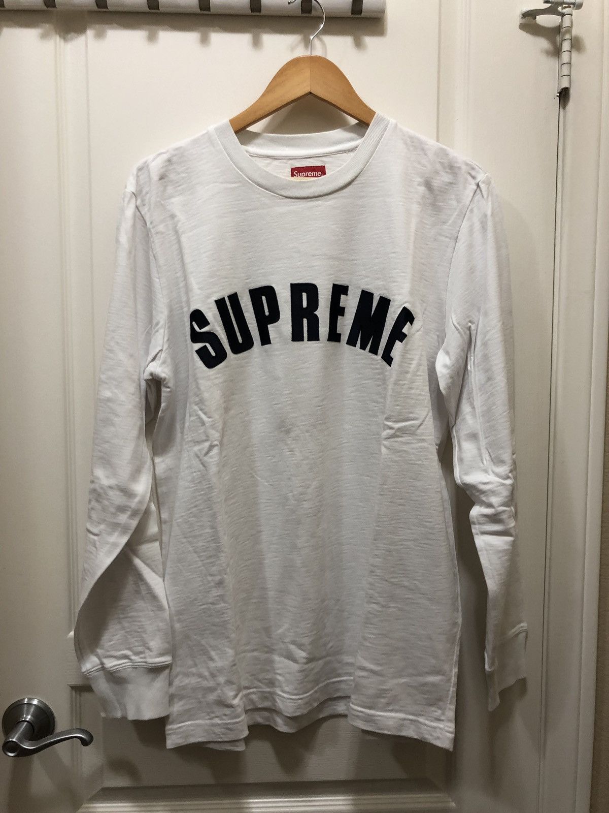 Supreme Long Sleeve Arc Logo | Grailed