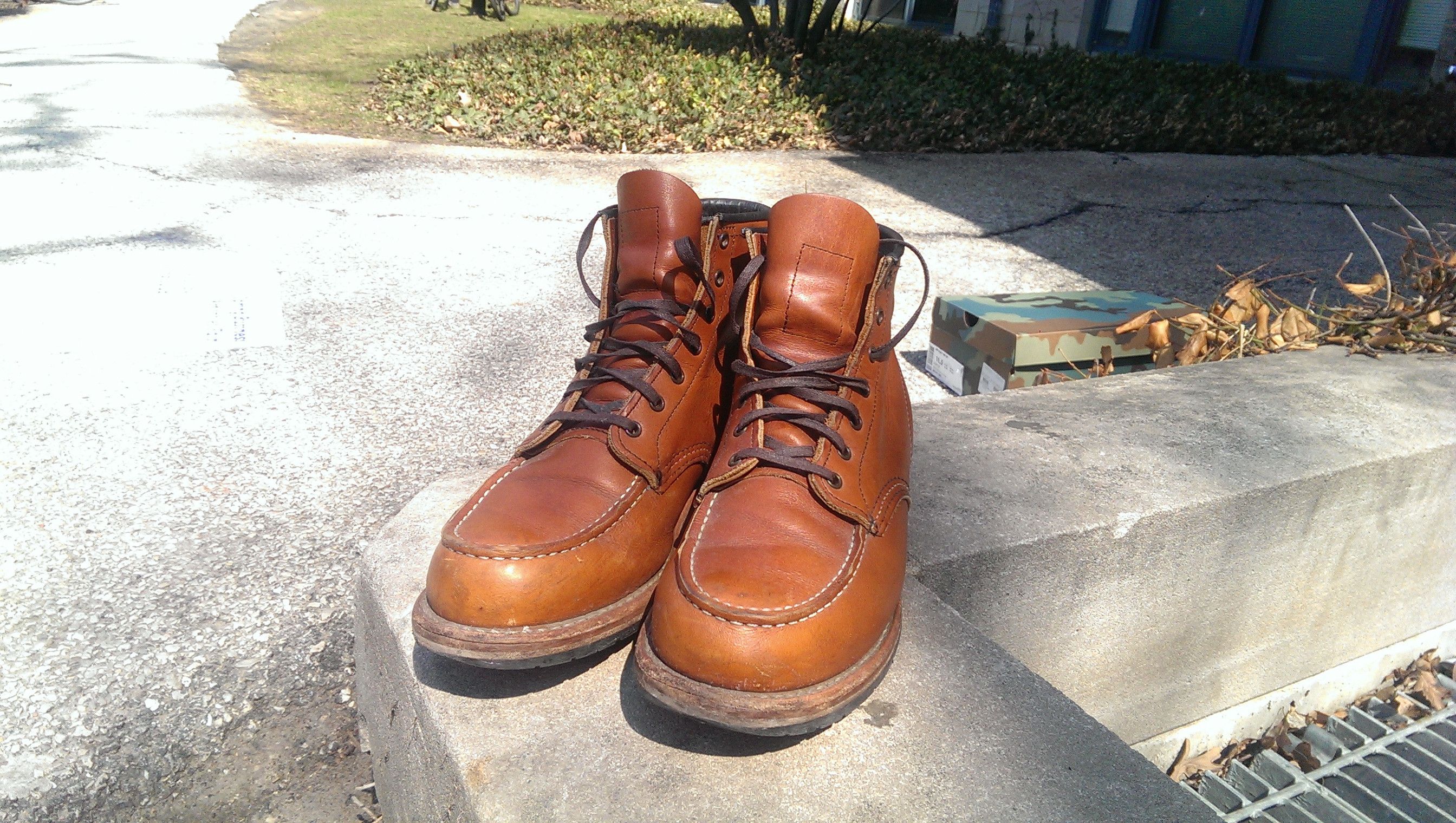 Red Wing 9012 Moc Toe in Chestnut | Grailed