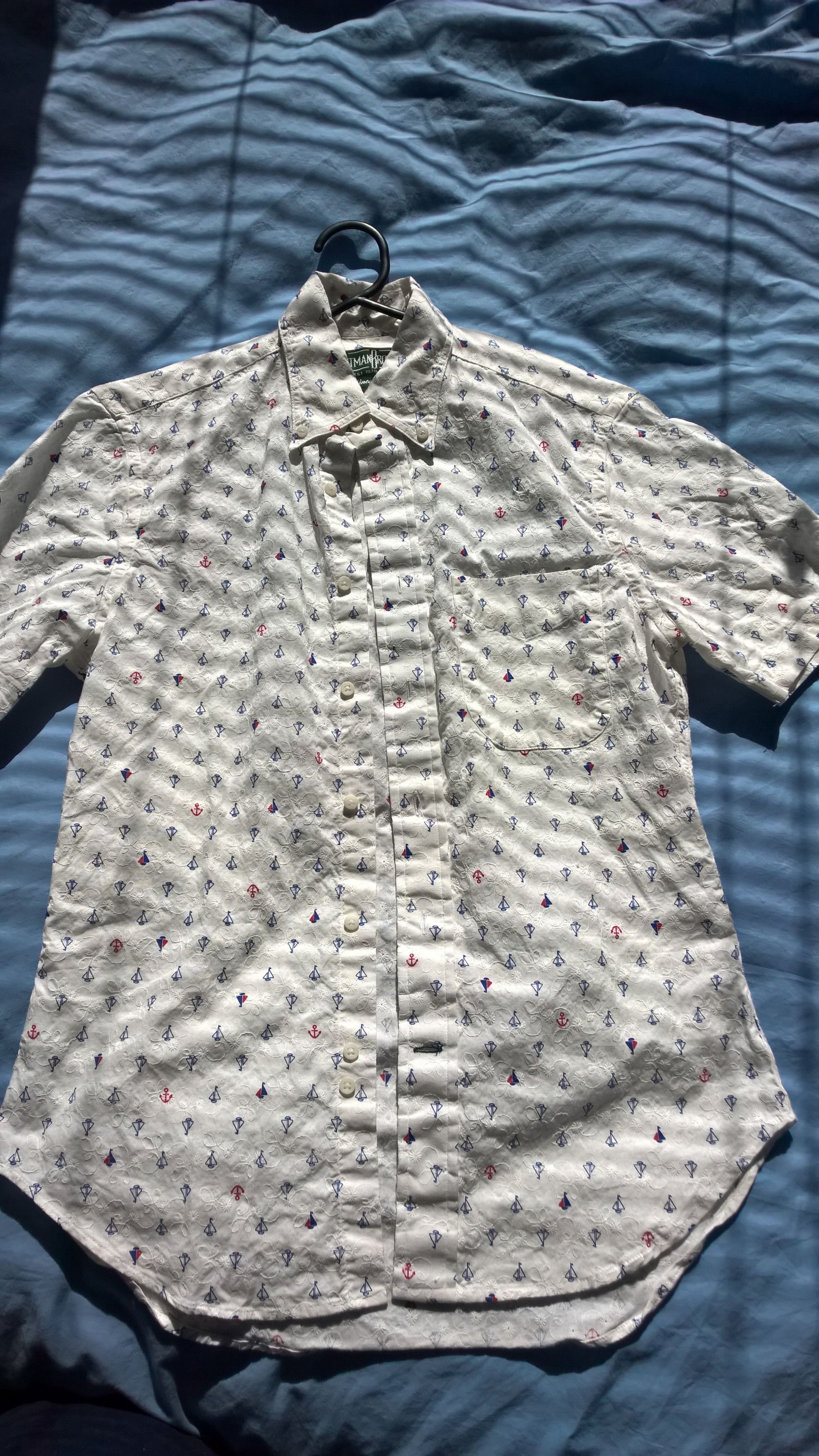 Gitman Bros. Vintage White Naval Pattern | Grailed