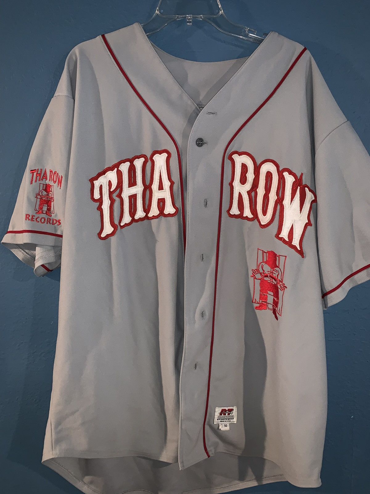 Vintage Tha Row Records Baseball Jersey | Grailed