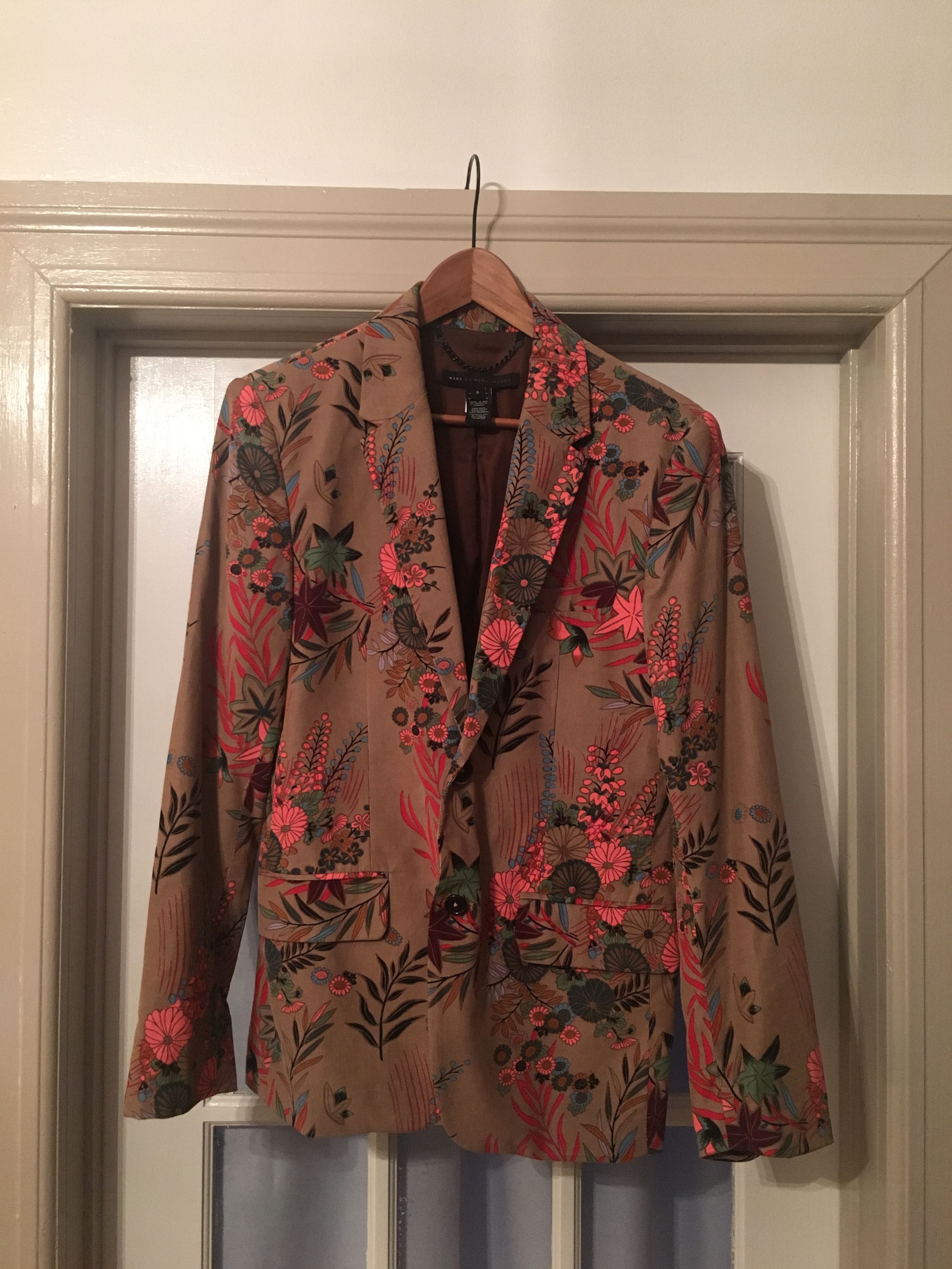Marc By Marc Jacobs Wichita Suiting Floral Blazer Amphora Multi | Grailed