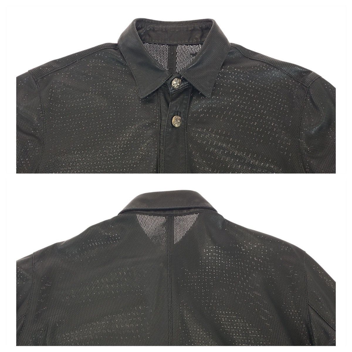 Chrome Hearts Other Chrome Hearts Leather Shirt Leather Tops DUTY FREE ...