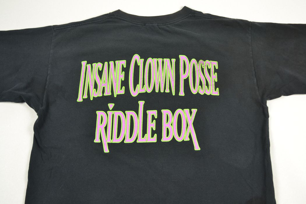 Vintage VTG 1995 Insane Clown Posse Riddle Box ICP Tee vintage shirt ...