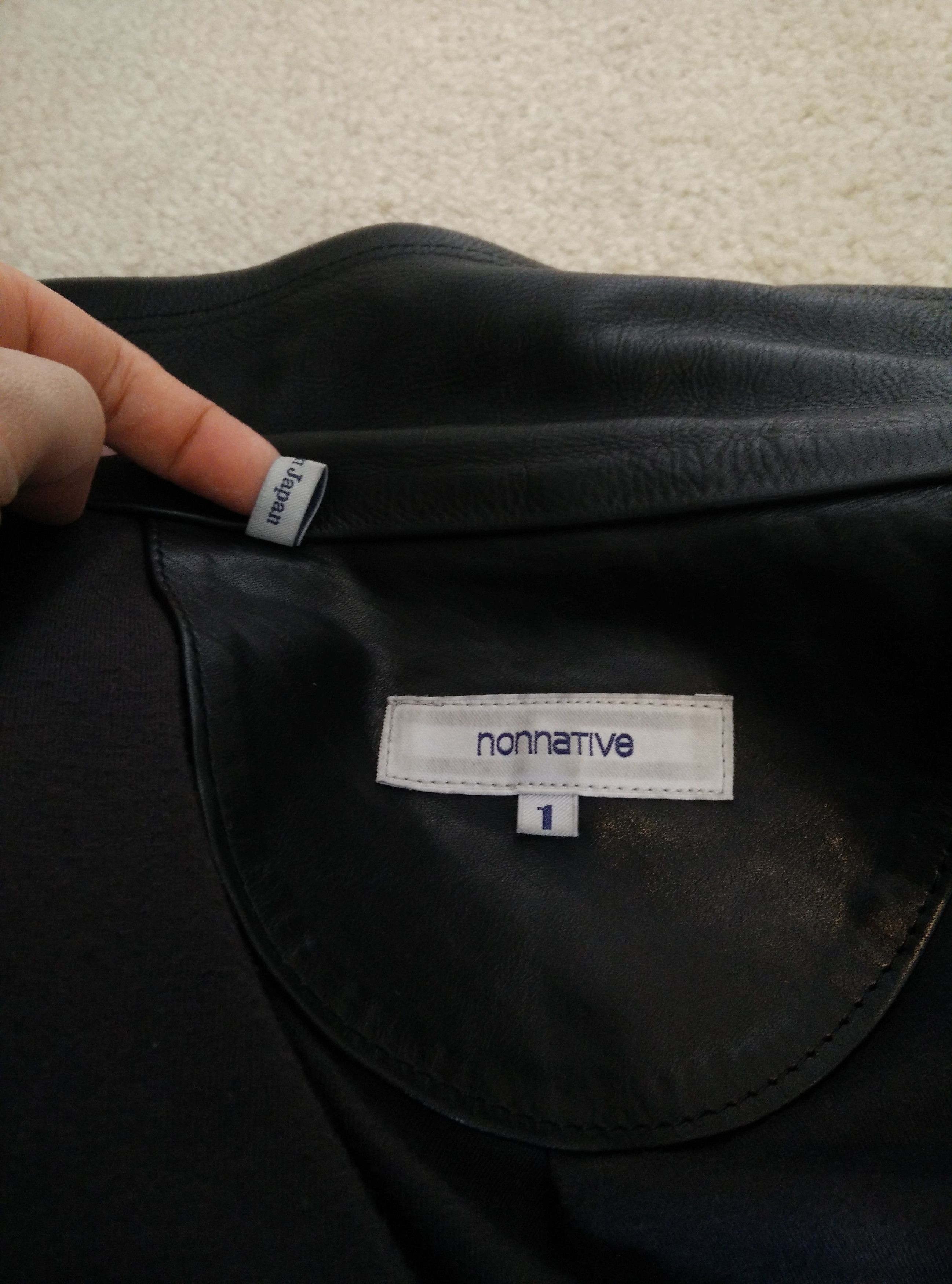 Nonnative Leather Jacket | Grailed