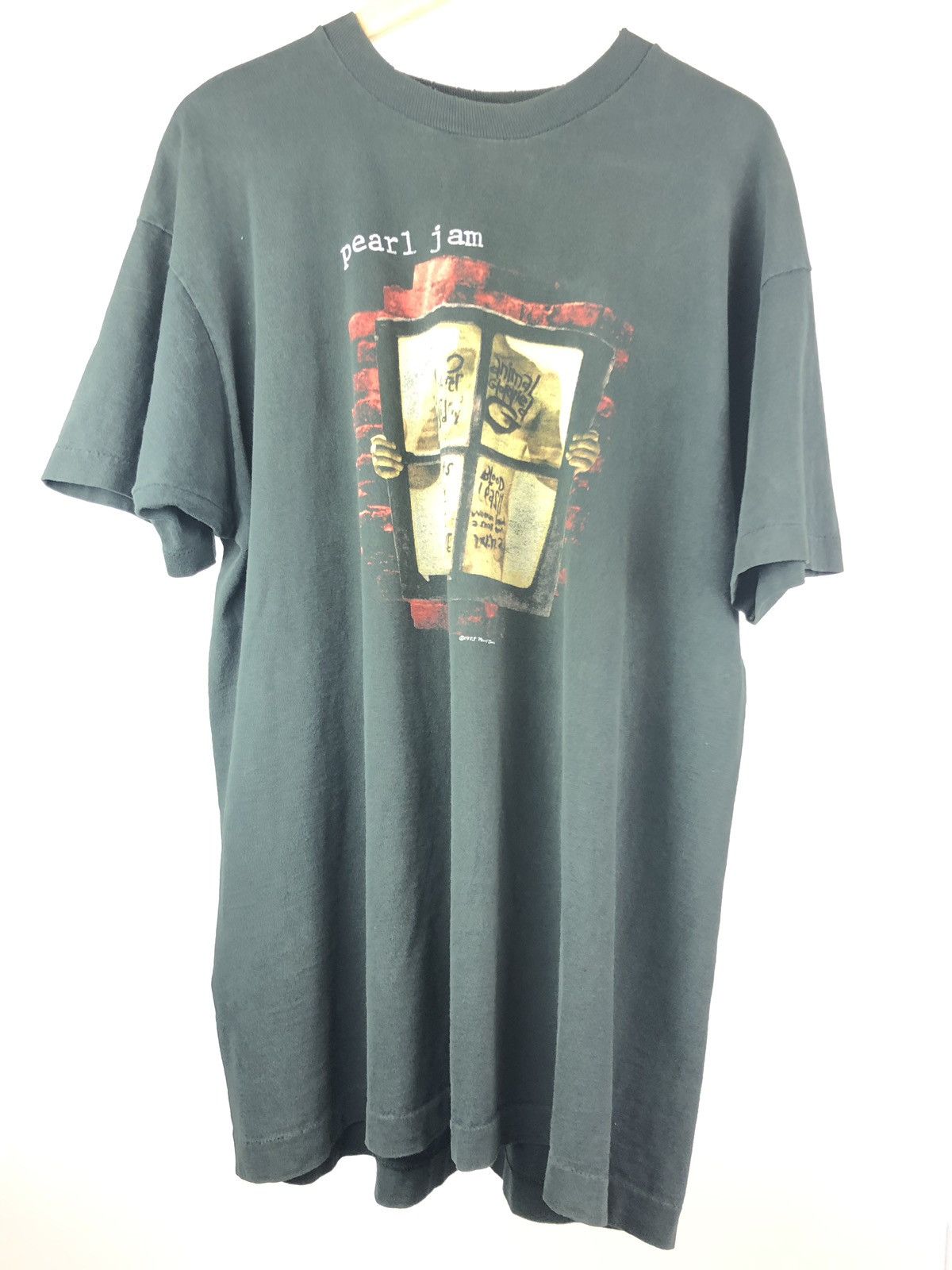 Band Tees × Vintage 🎸 Pearl Jam 1993 Window Pane Pain Tour Merch 90s ...