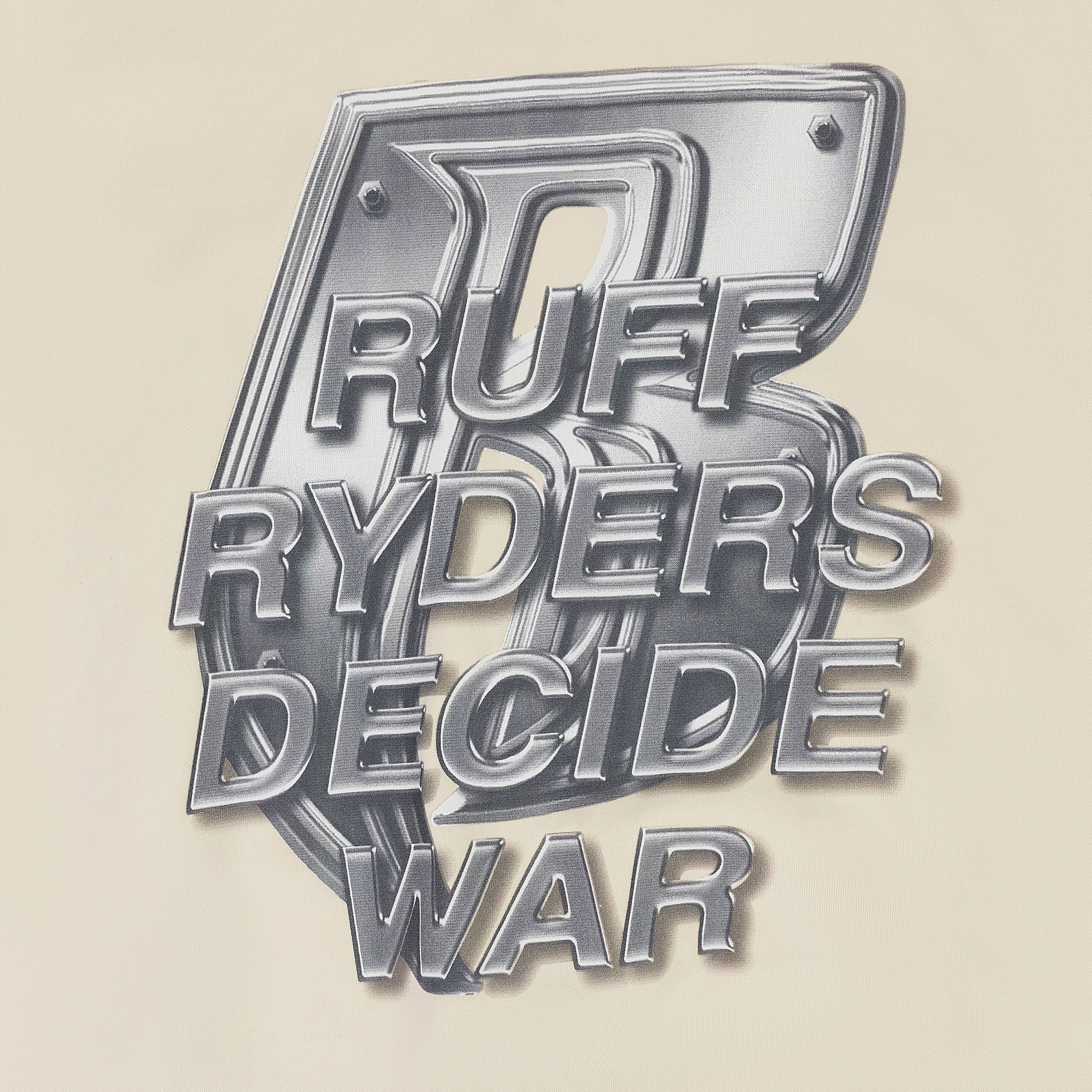 Who Decides War Who Decides War OFF-WHITE RUFF RYDERS SWEATSHIRT SIZE ...