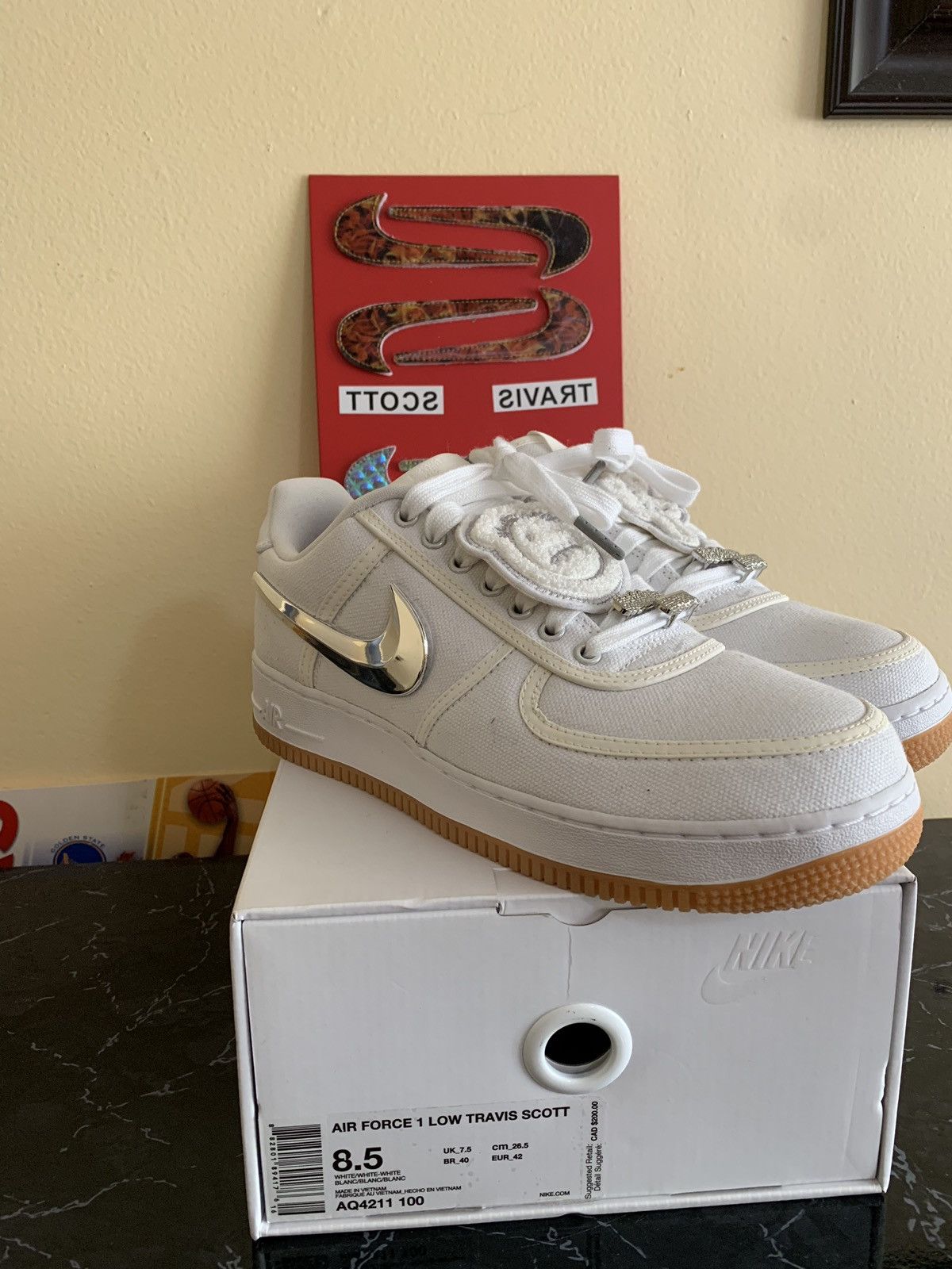 Nike × Travis Scott Air Force 1 Low Travis Scott White | Grailed