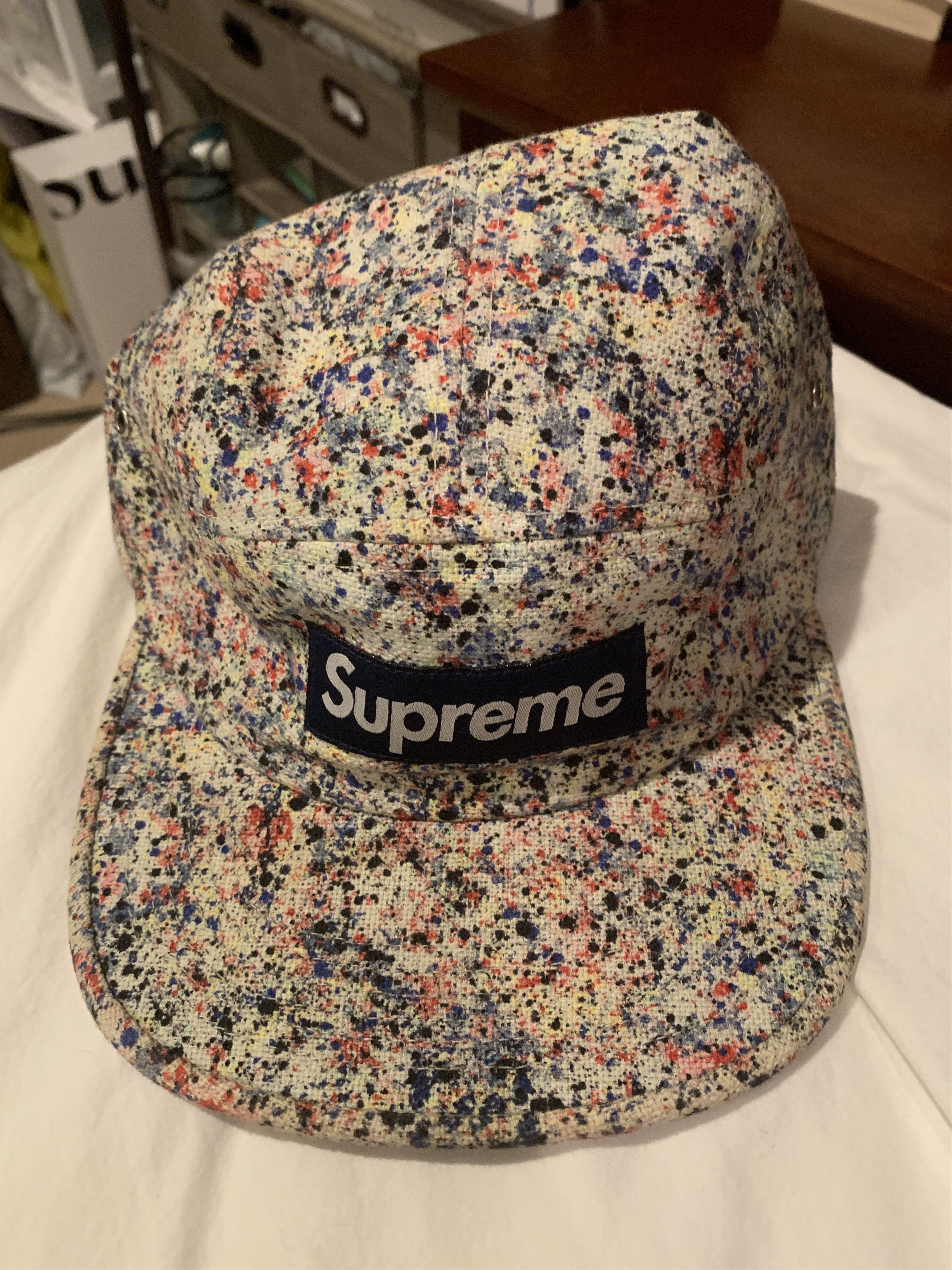 Supreme Splatter Hat | Grailed