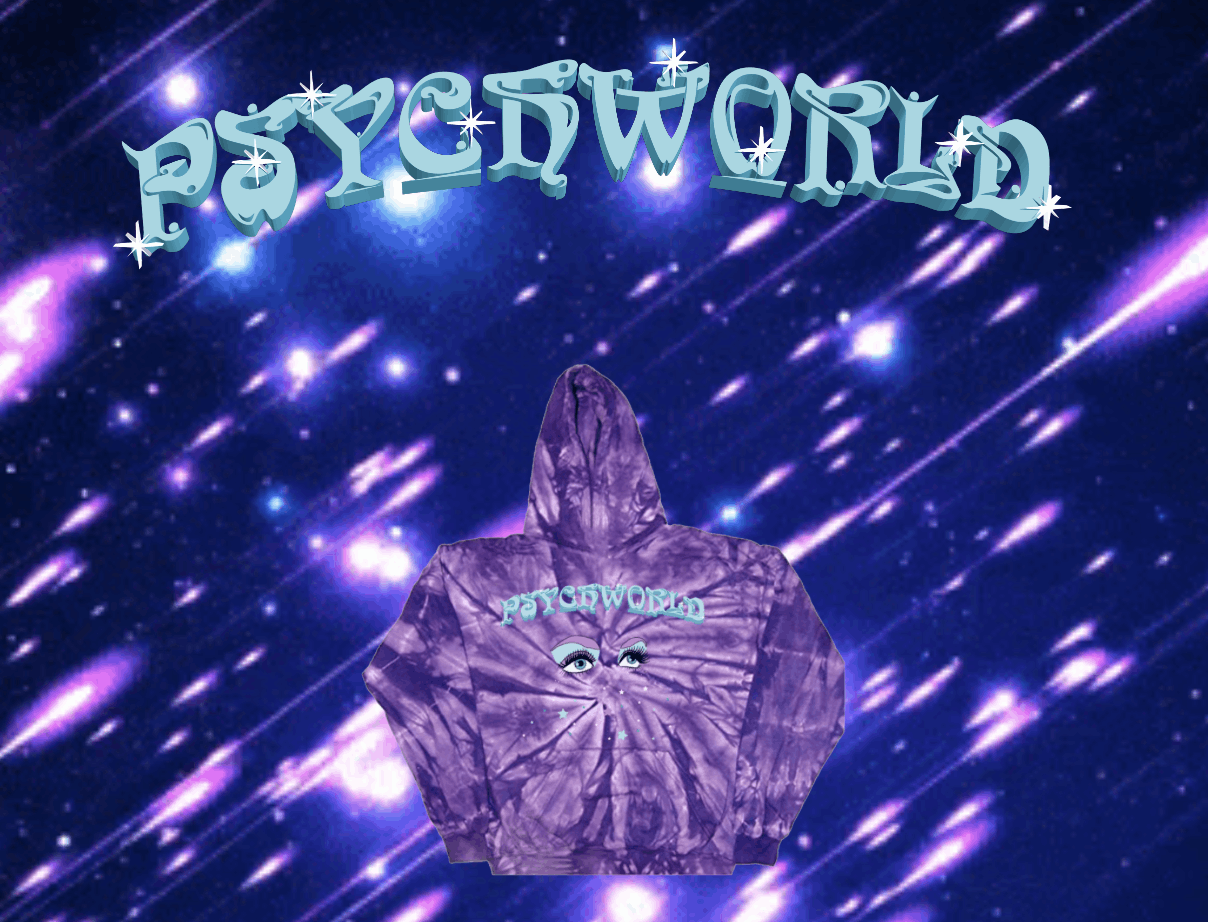 Psychworld Psychworld Psych World Dream State Hoodie Sweatshirt Mens L ...