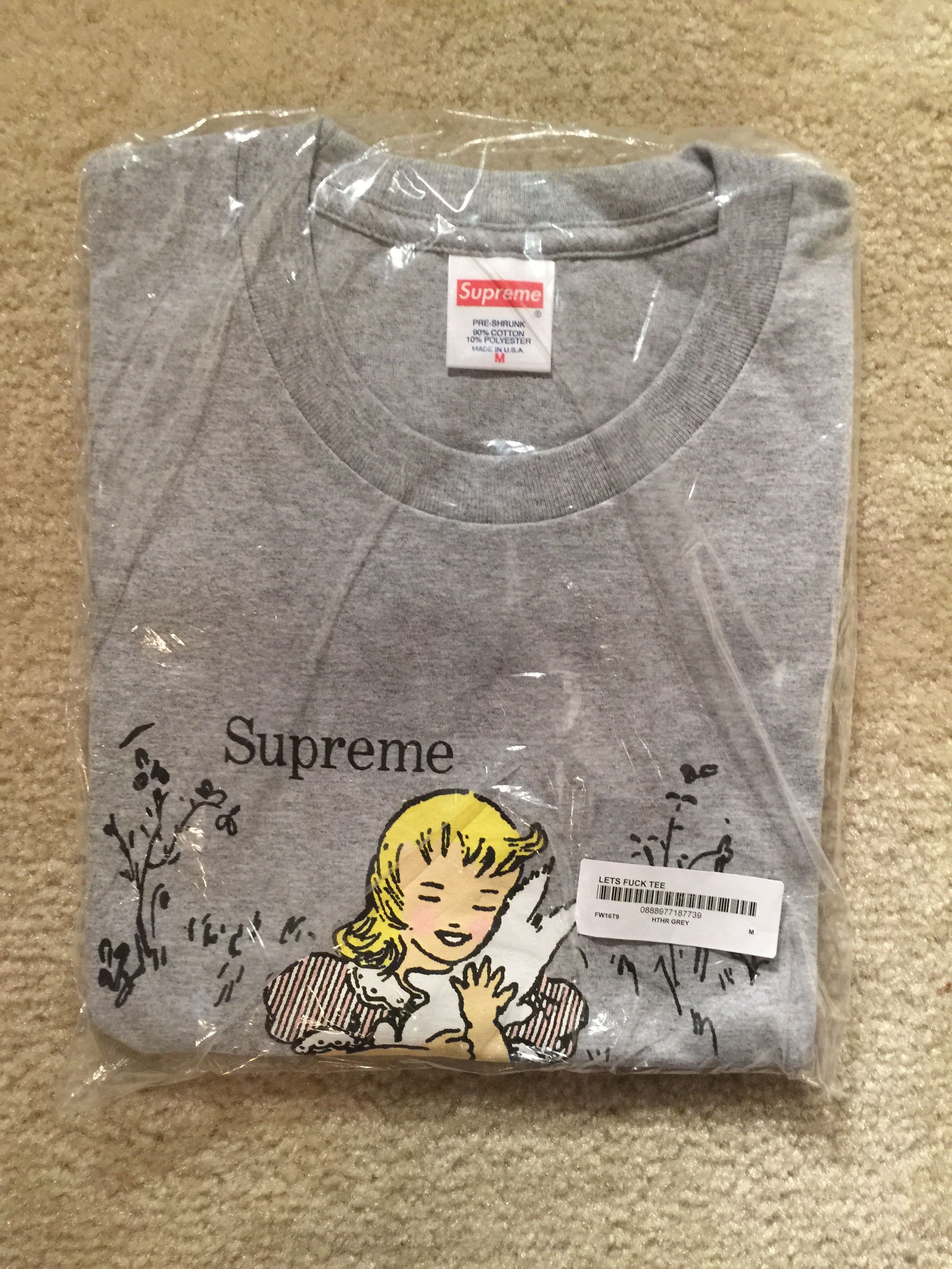 Supreme Lets Fuck T Shirt Grailed