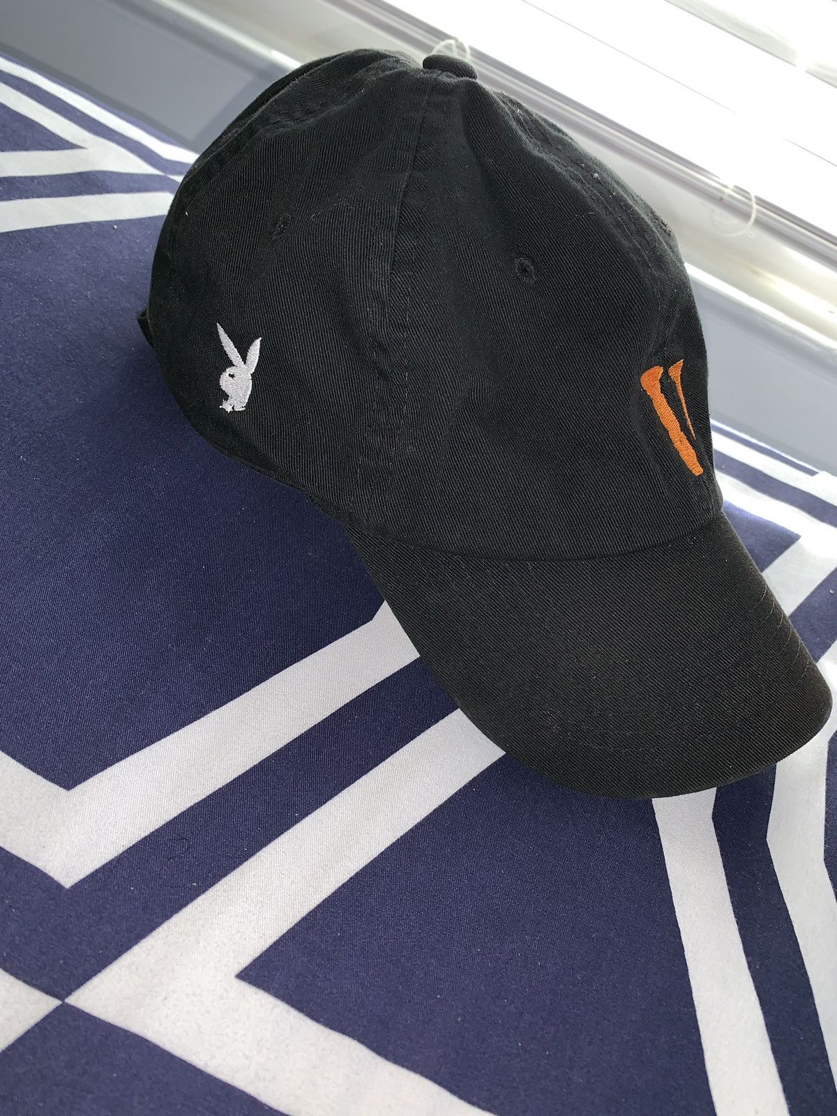 Vintage Vlone hat playboy custom | Grailed