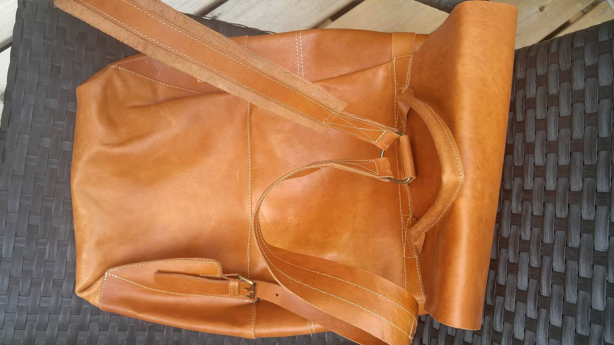 Oliberte Pullup Bag | Grailed