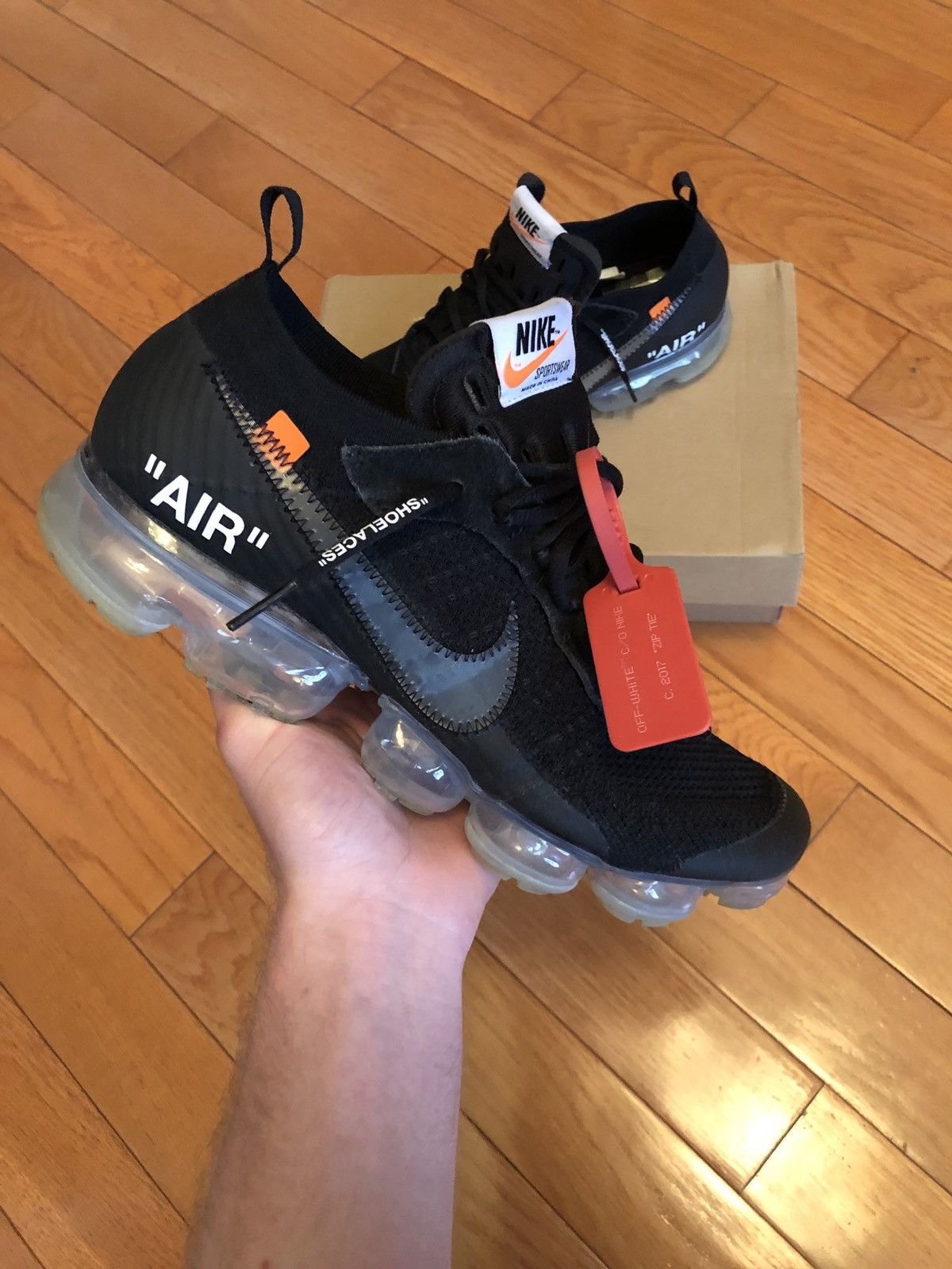 Off-White Nike Off White Vapor max Black V2 | Grailed