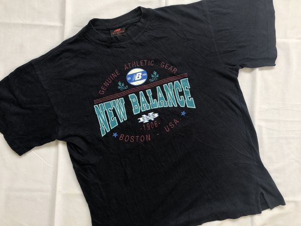 New Balance Vintage NEW BALANCE Shirt Big Logo | Grailed