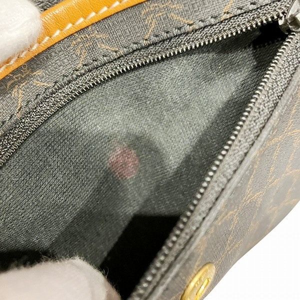 Longchamp Longchamp Longchamp Monogram Leather Shoulder Bag Leather ...
