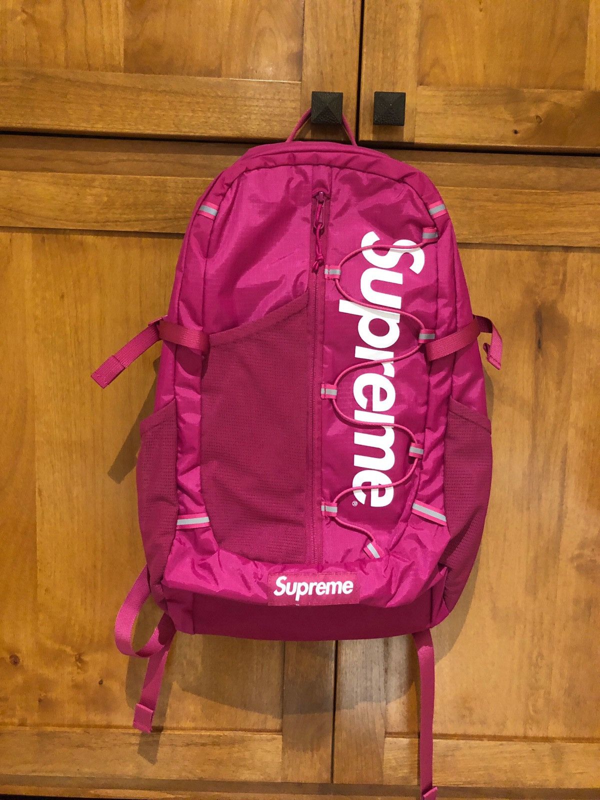 Supreme Supreme SS17 Pink Backpack | Grailed