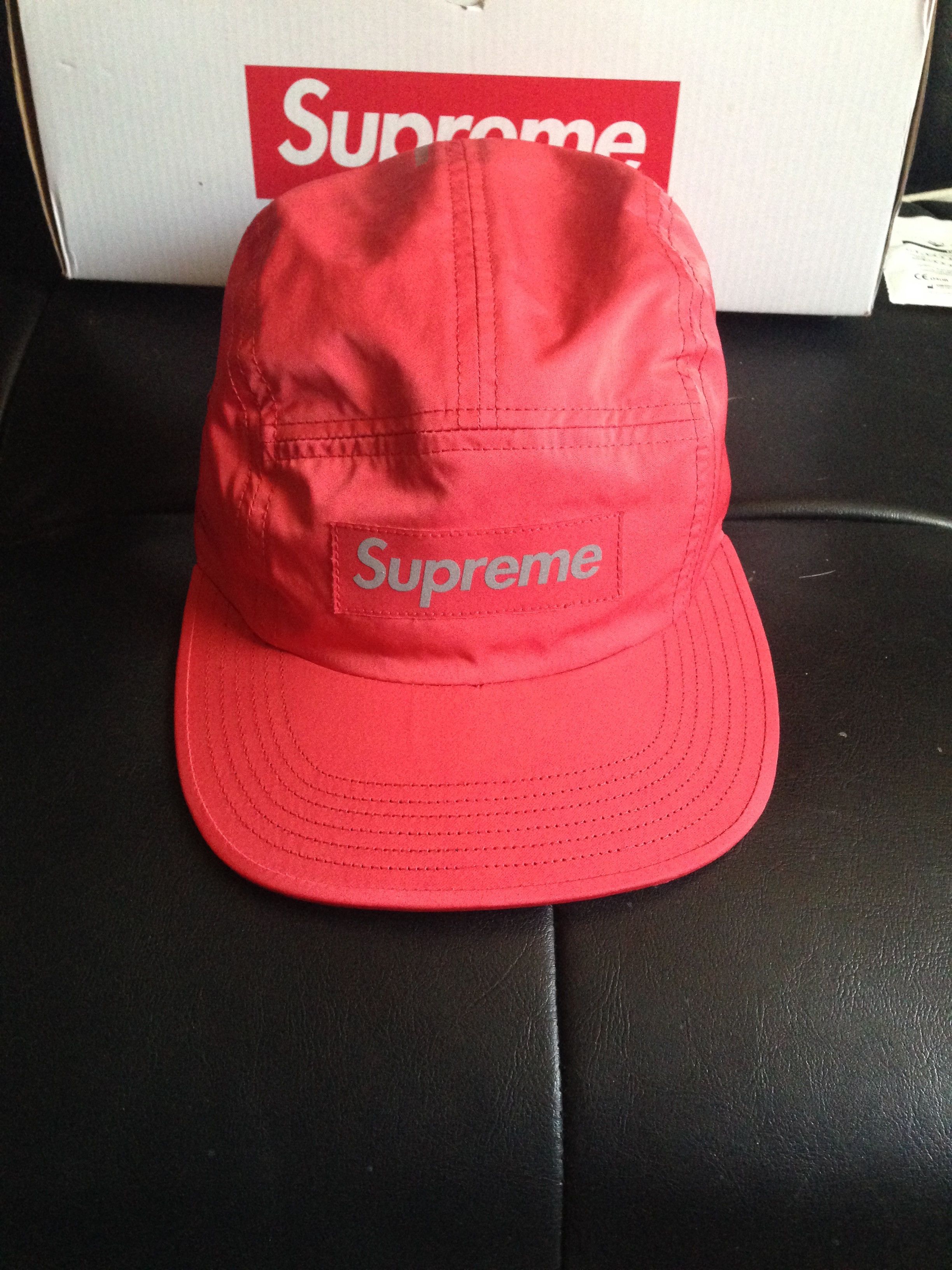 Supreme 3m reflective supreme hat | Grailed