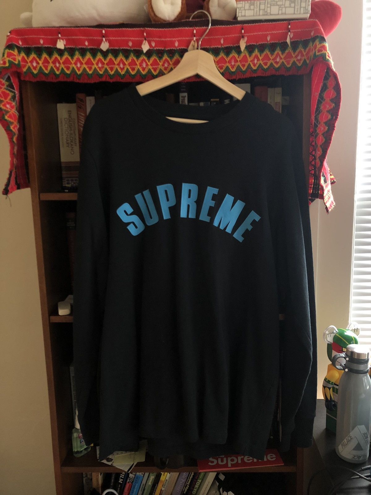Supreme Bold Blue Letter T shirt | Grailed