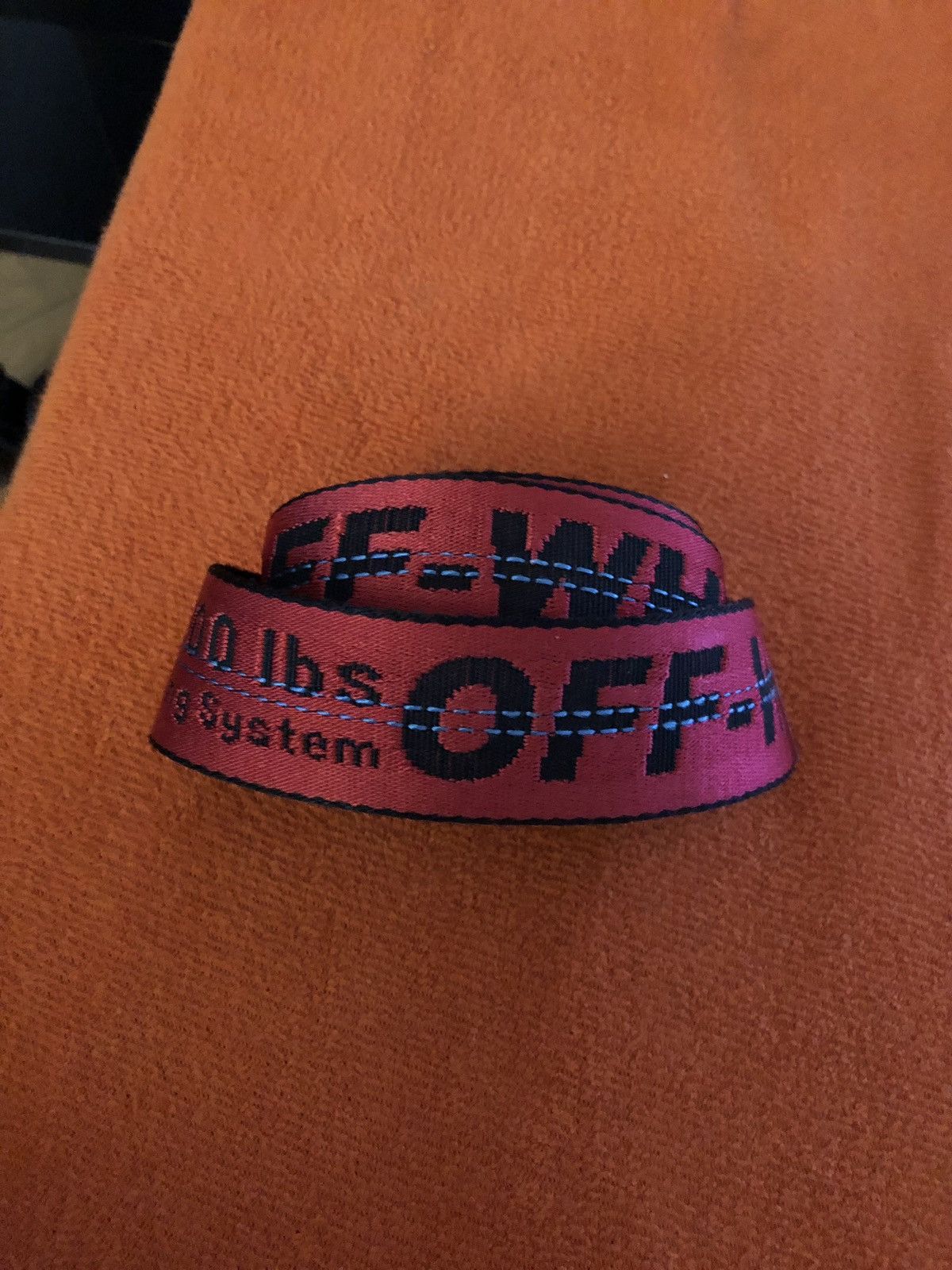 Off-White RED Off-White Belt | Grailed