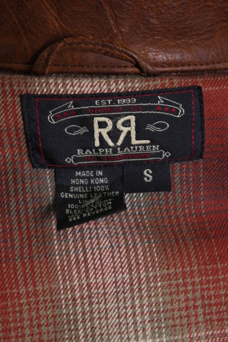 RRL Ralph Lauren RRL Distressed Leather Jacket | Grailed