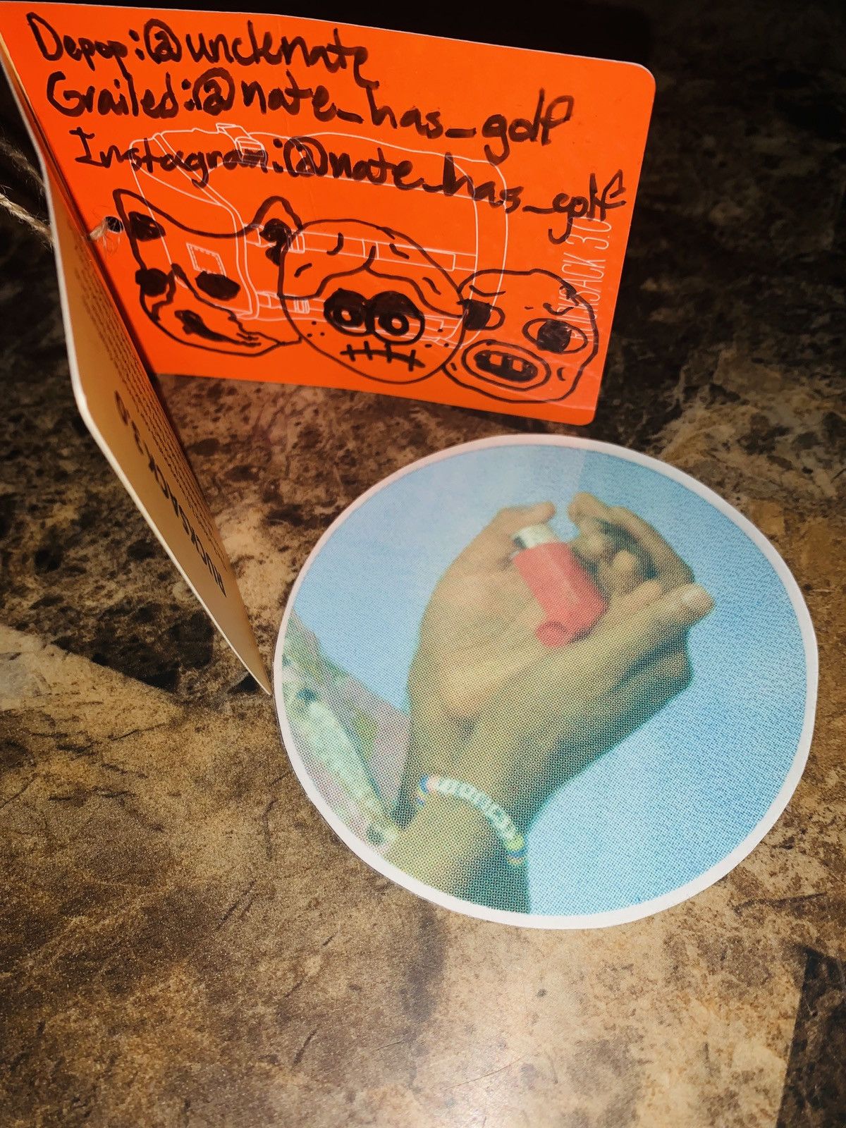 Golf Wang × Odd Future × Tyler The Creator Inhaler Sticker | Grailed