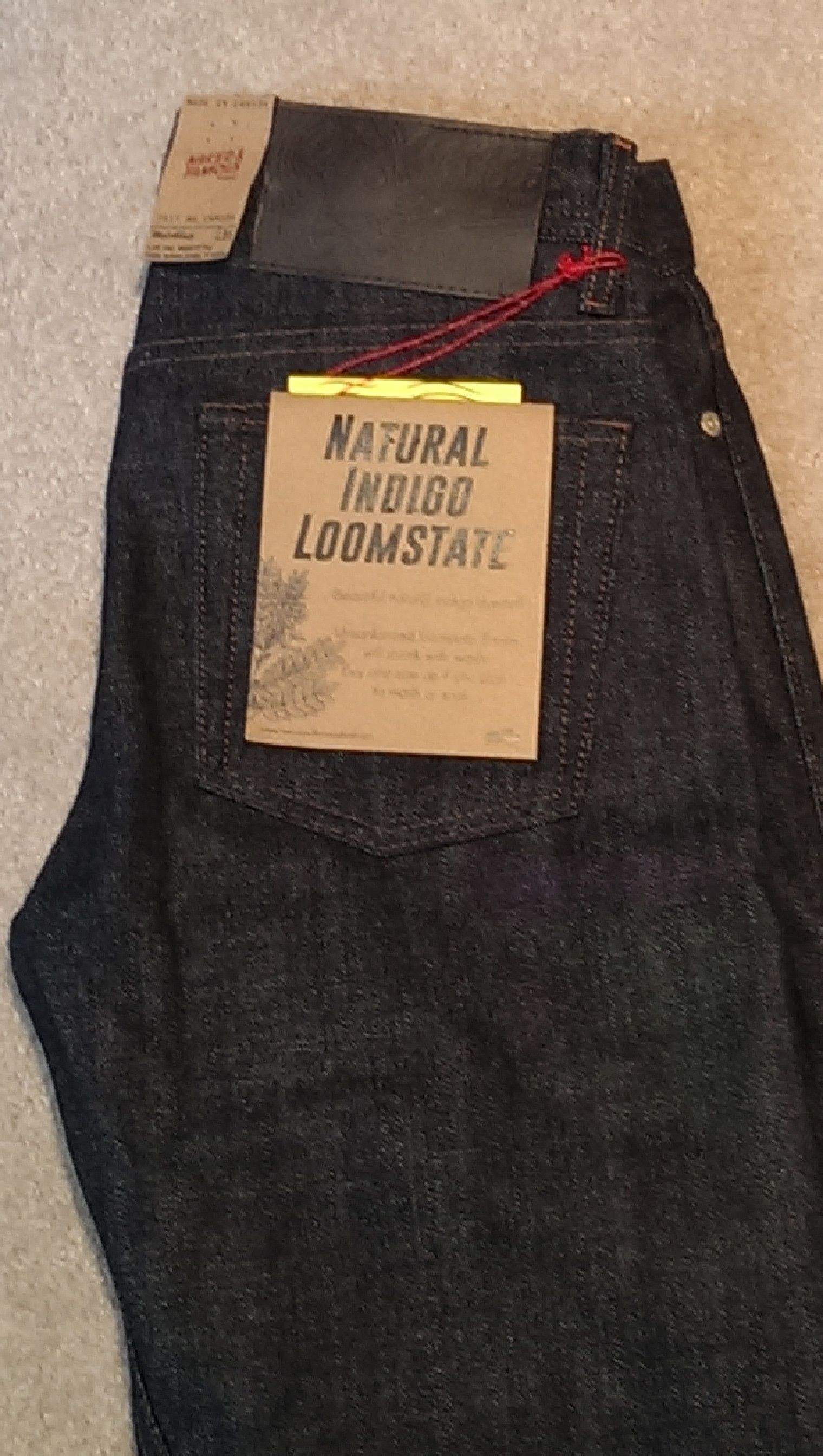 Naked & Famous Natural Indigo Loomstate | Grailed